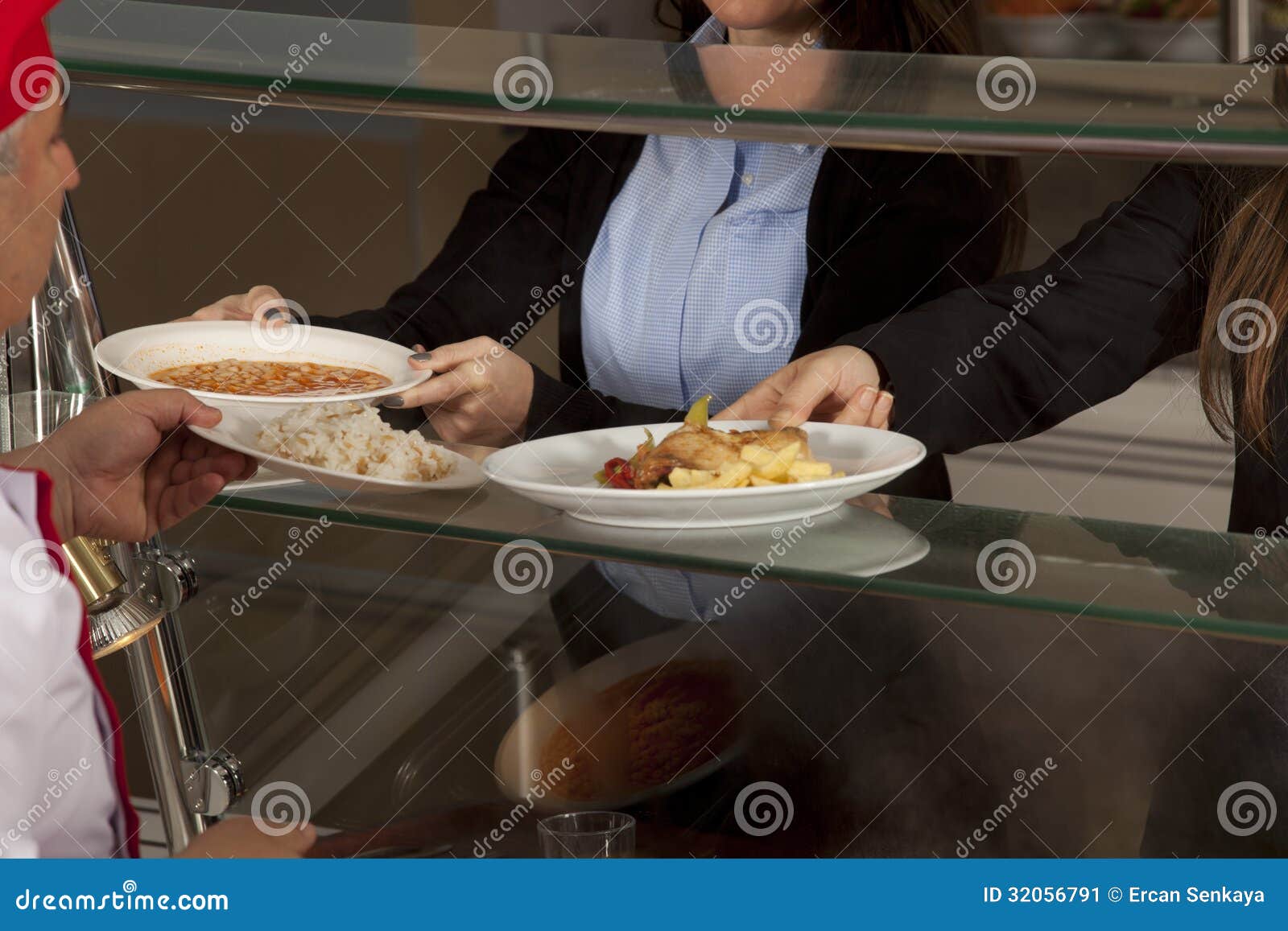 Lunch station stock image. Image of lunch, standing, service - 32056791