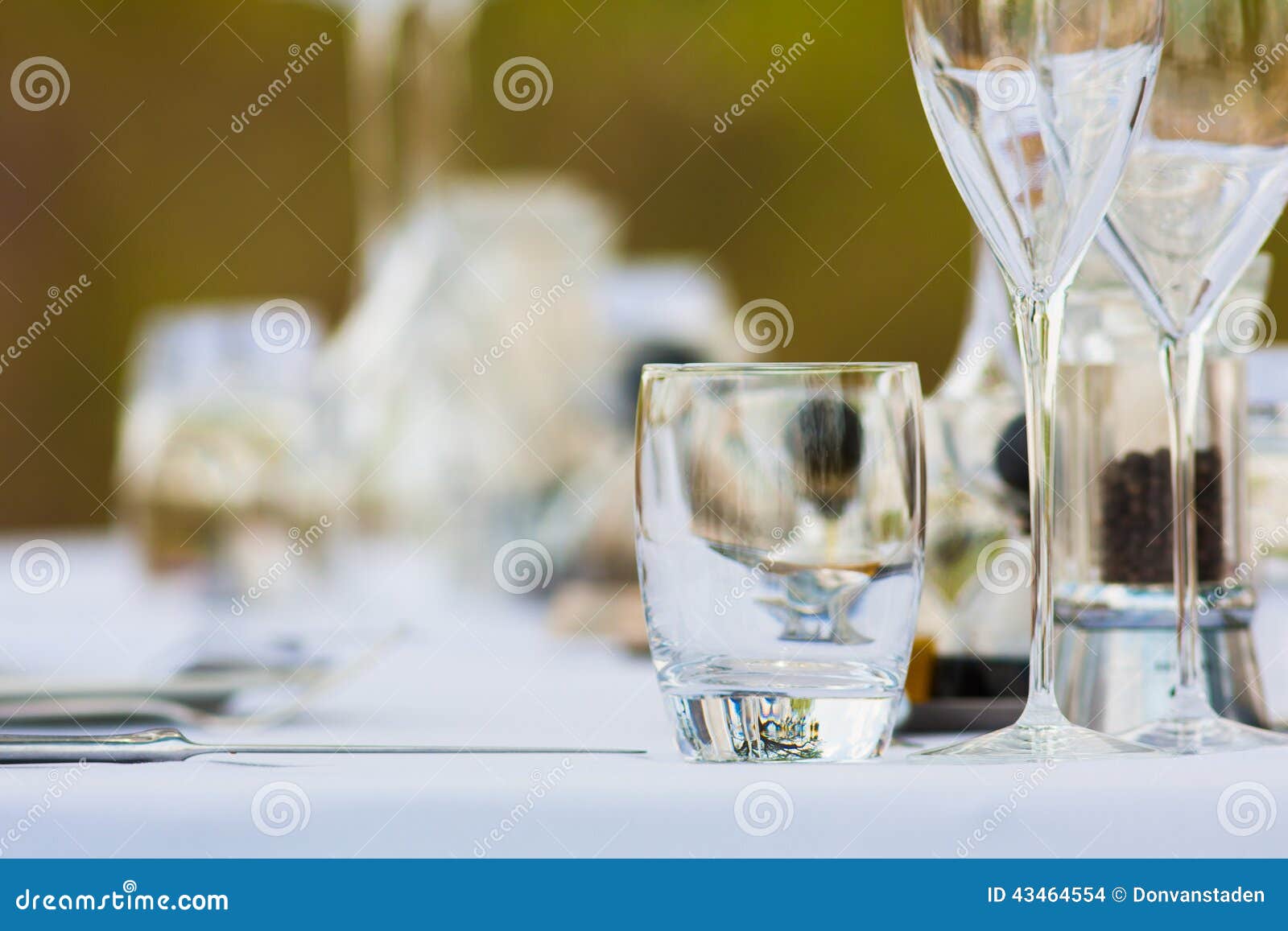 Lunch Table Setting stock photo. Image of lunch, dinner - 43464554