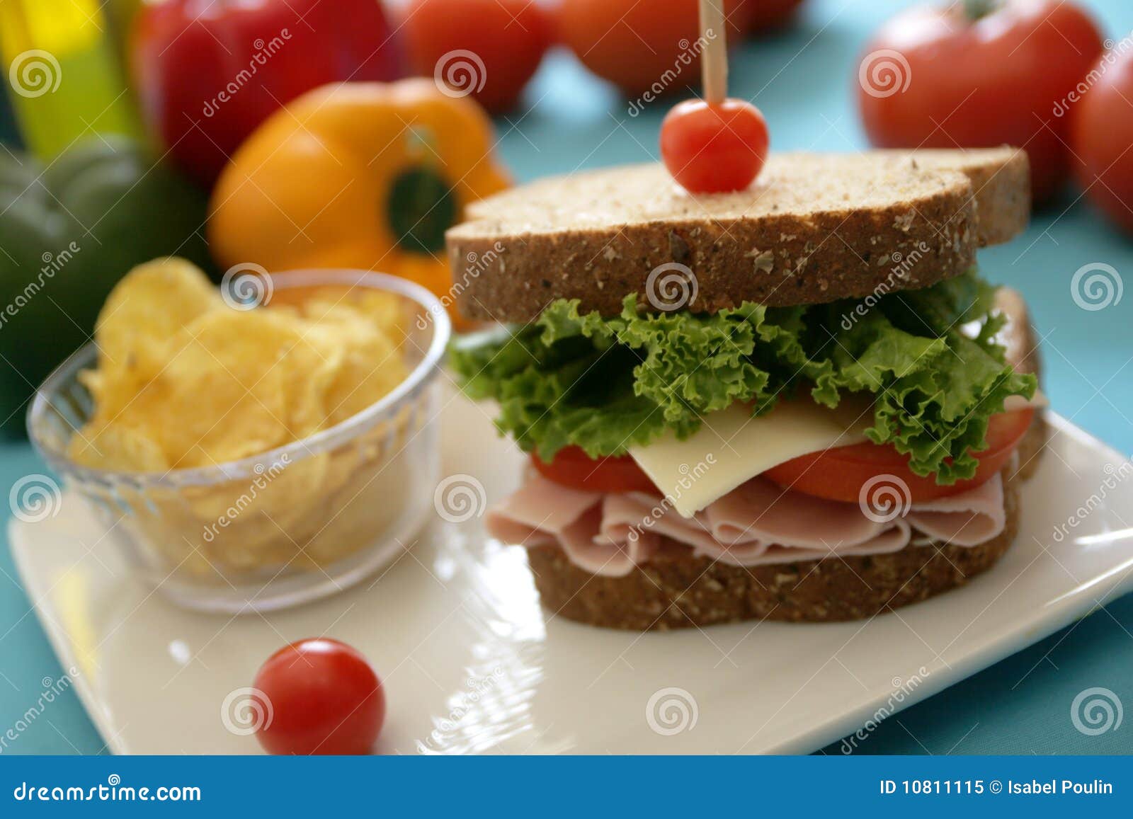 Lunch time stock image. Image of lettuce, dinner, meal - 10811115