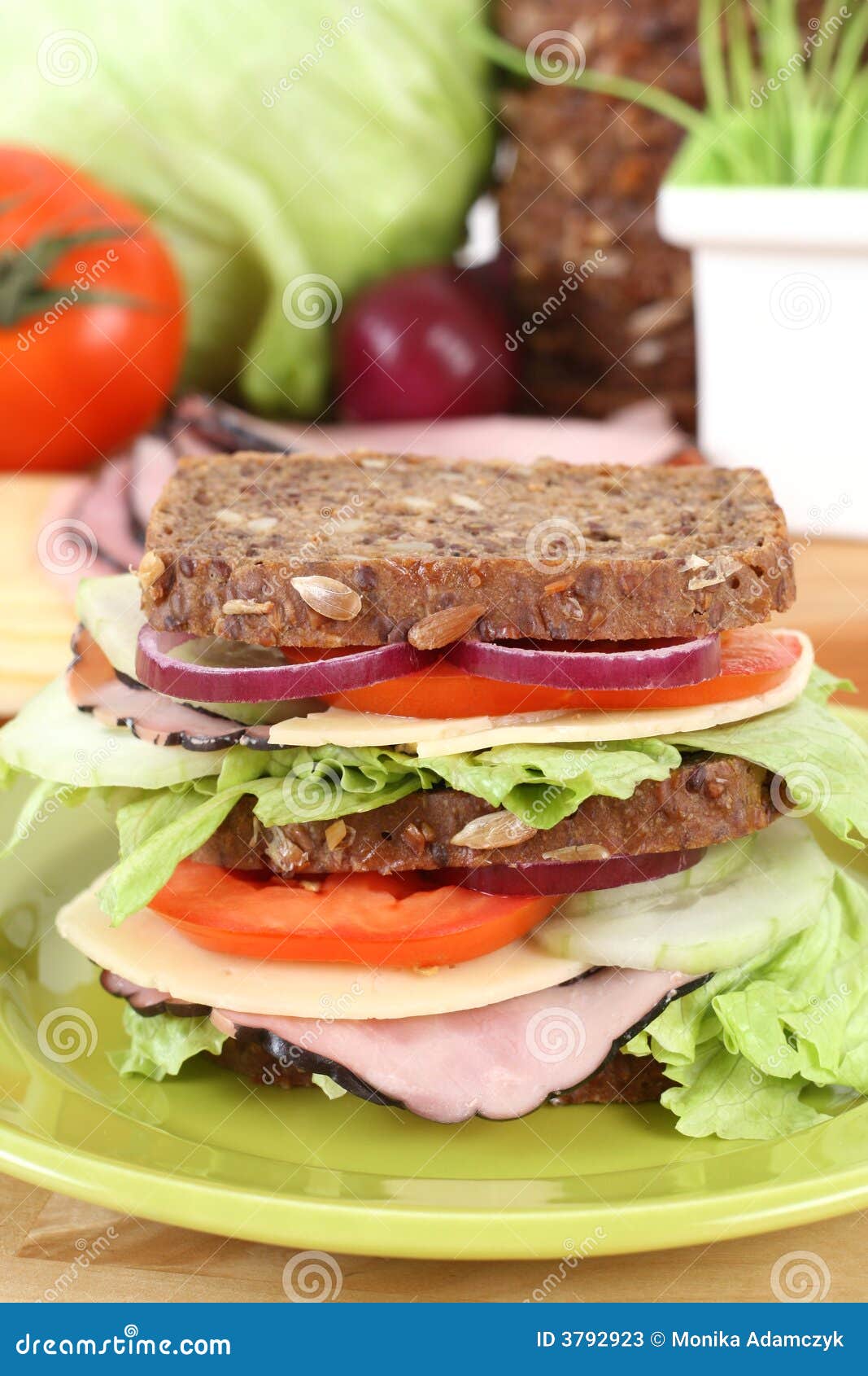 Lunch time stock image. Image of cheese, chive, tomato - 3792923