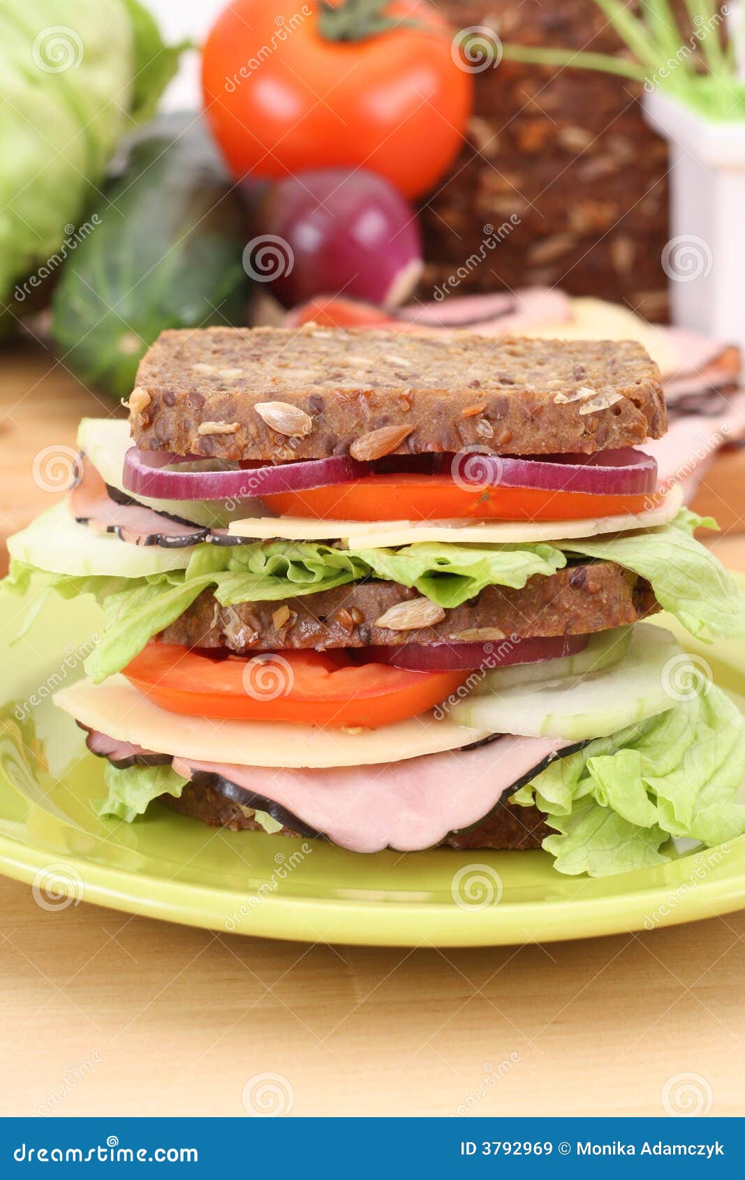 Lunch time stock image. Image of diet, tomato, delicious - 3792969
