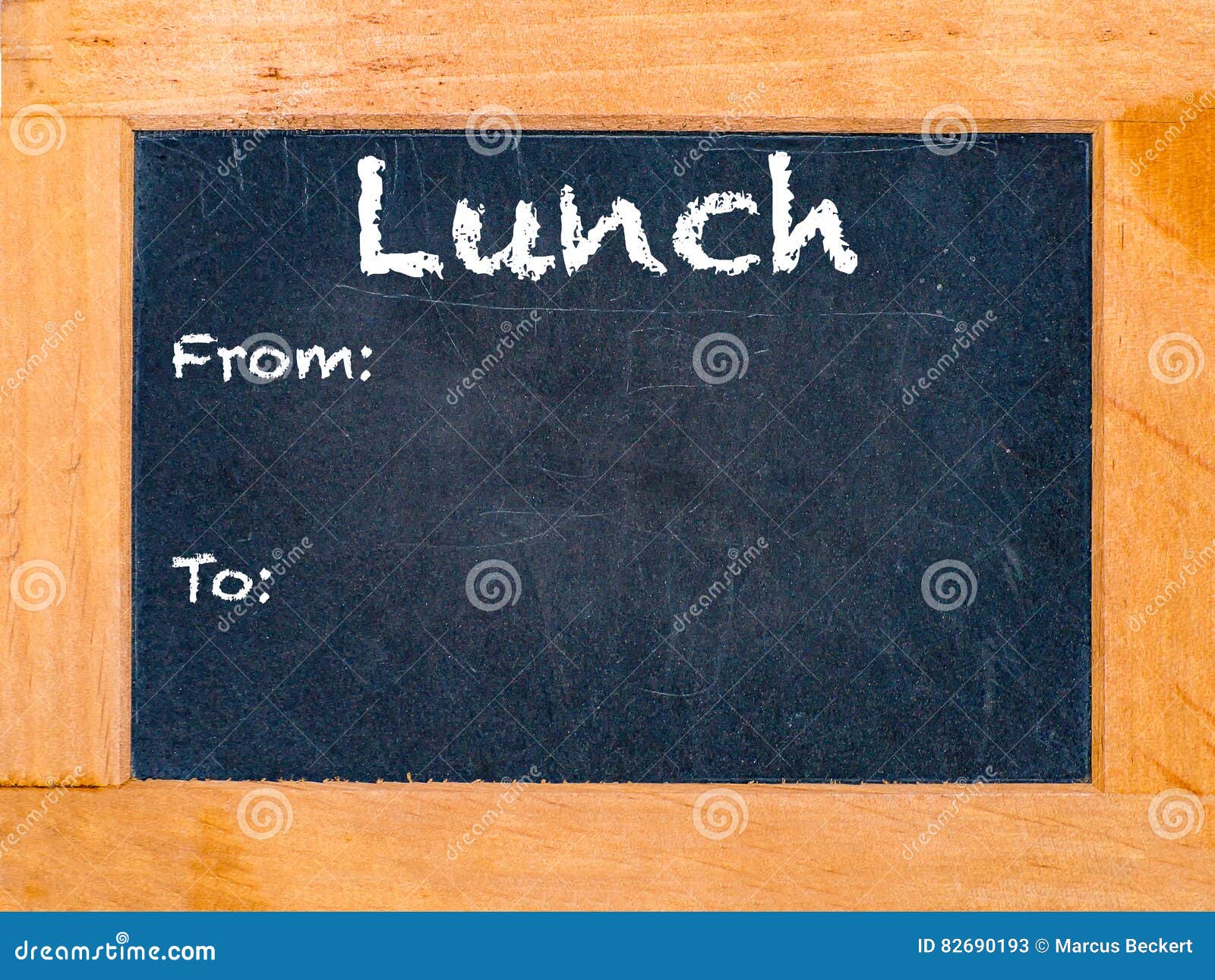 Lunch time chalk board stock image. Image of draw, isolated - 82690193