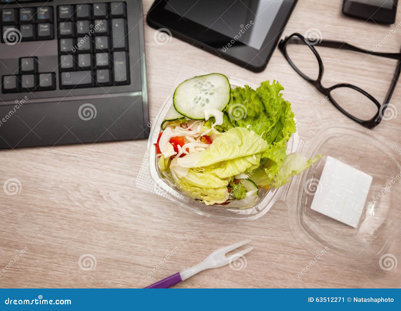 Lunch Time in Office stock image. Image of healthy, nutrition - 63512271