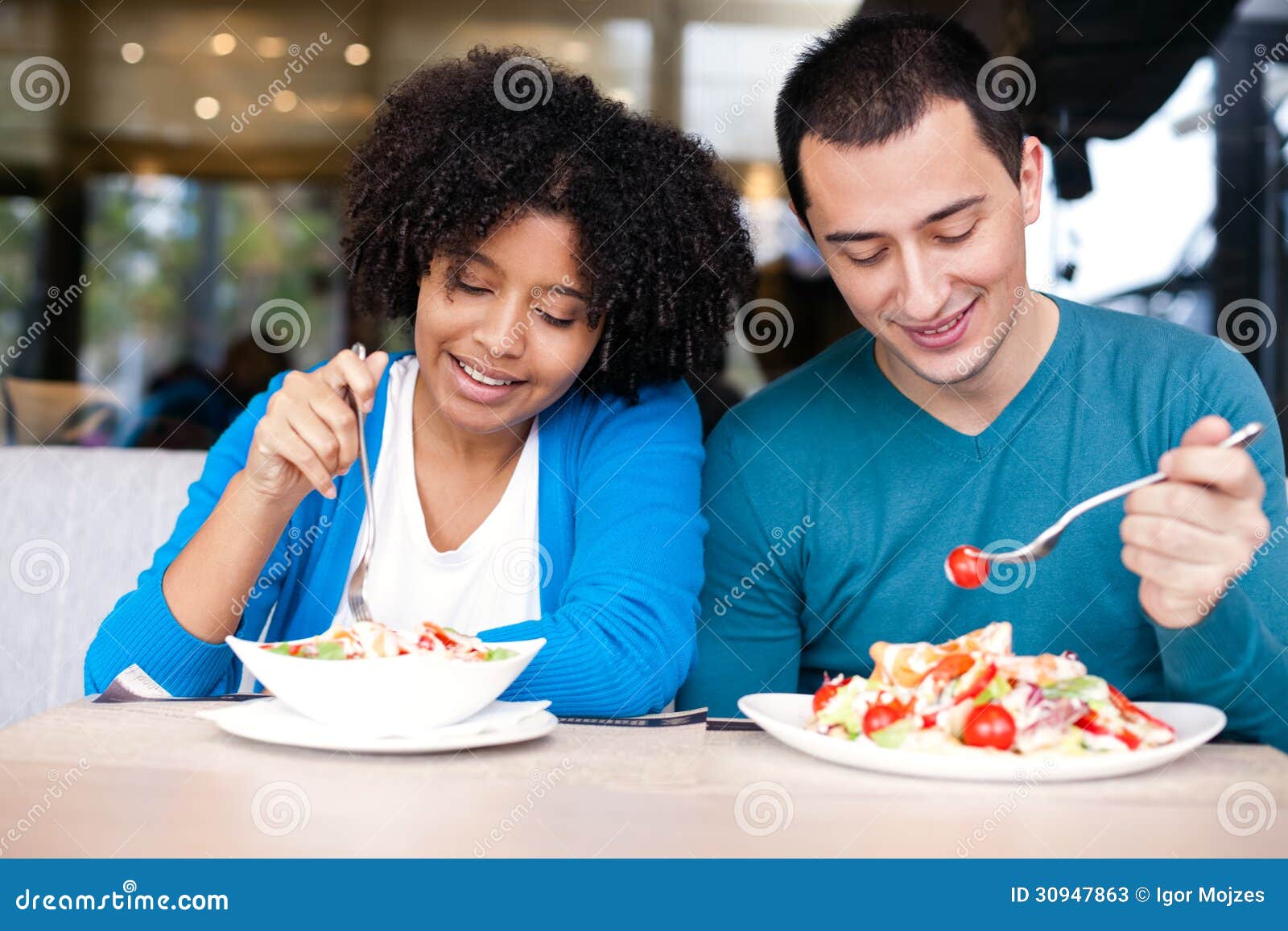 Lunch Together stock image. Image of cafe, alcohol, feed - 30947863