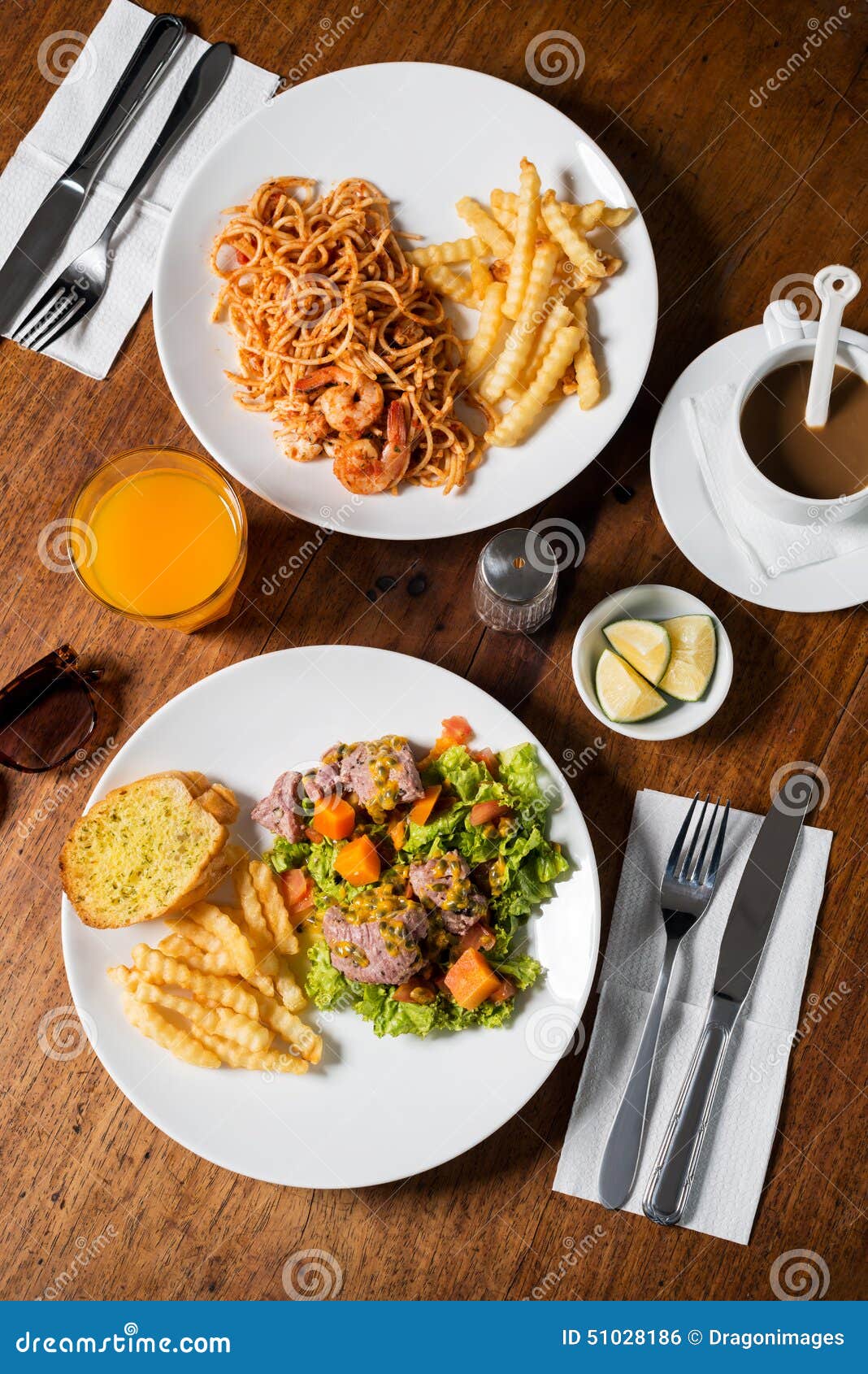 Lunch for two stock photo. Image of healthy, tuna, table - 51028186