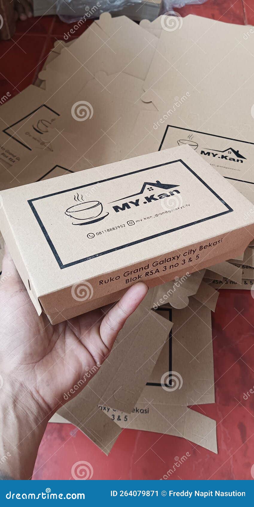 Lunchbox Disposable Rice Packaging Editorial Photo - Image of ...