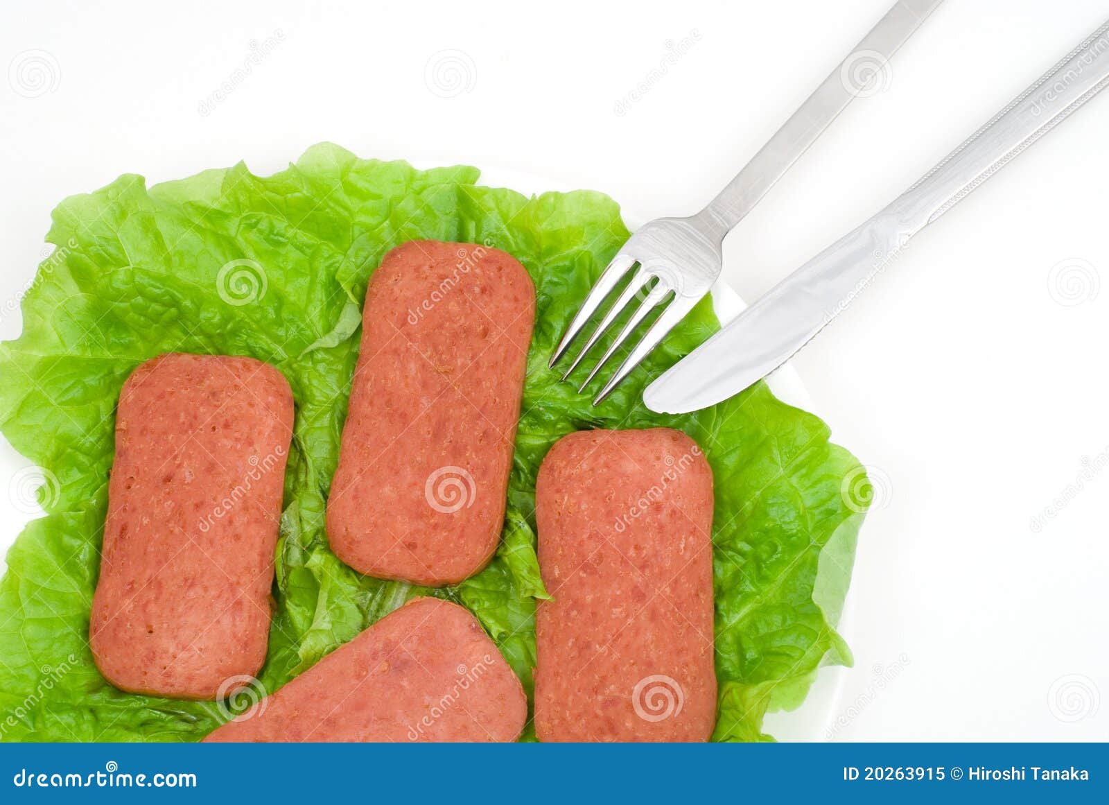 Luncheon meat stock image. Image of luncheon, sausage - 20263915