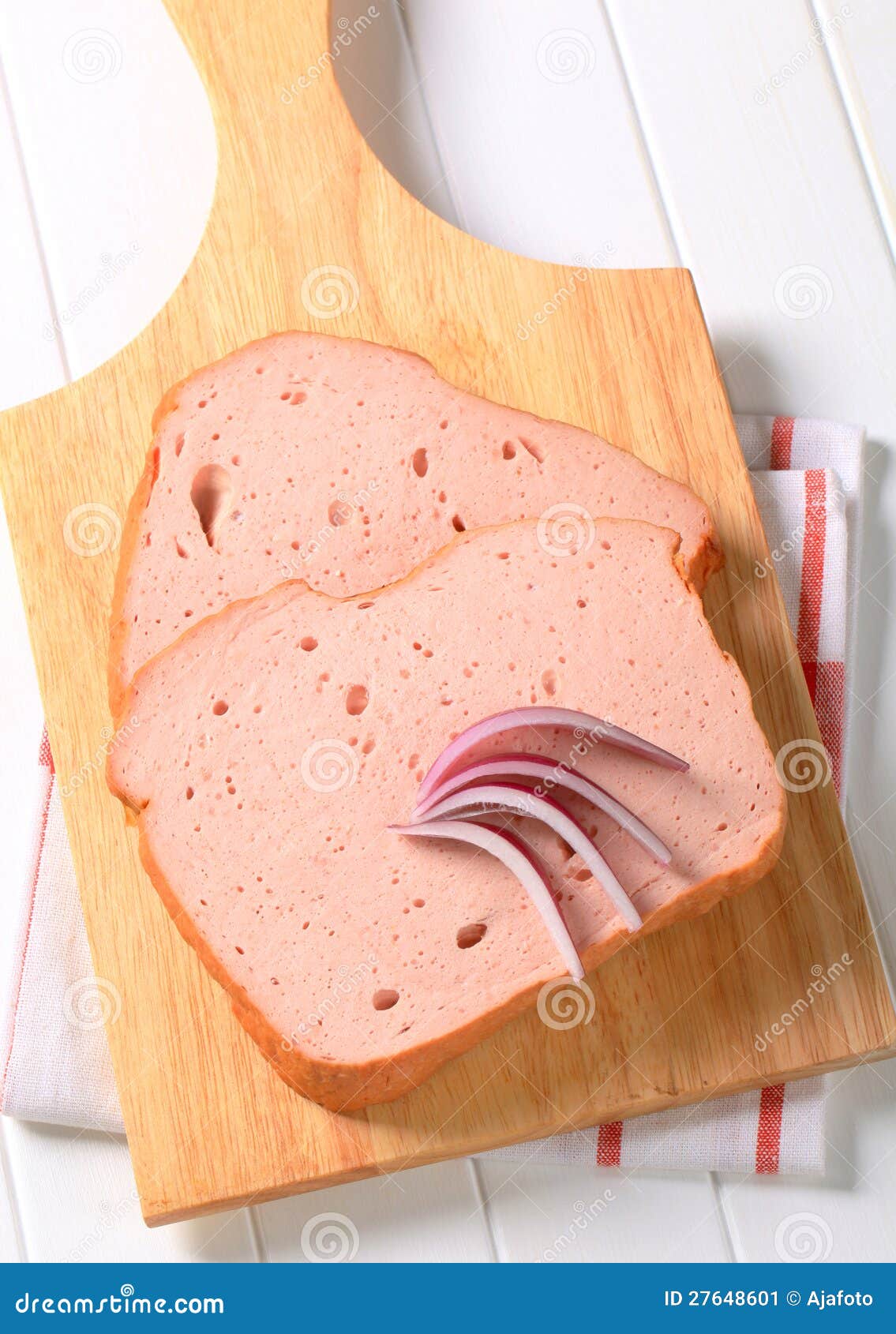 Luncheon meat stock image. Image of fresh, closeup, overhead - 27648601