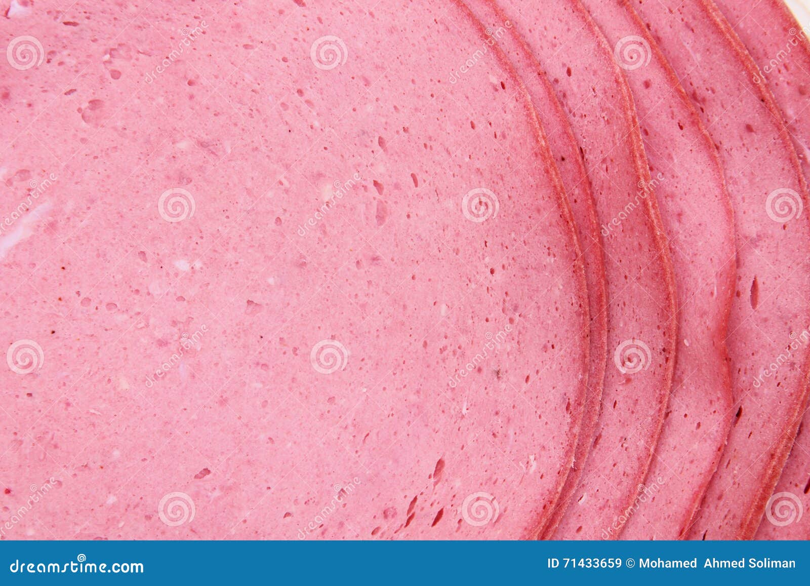 Luncheon meat stock image. Image of salami, tasty, nutrition - 71433659