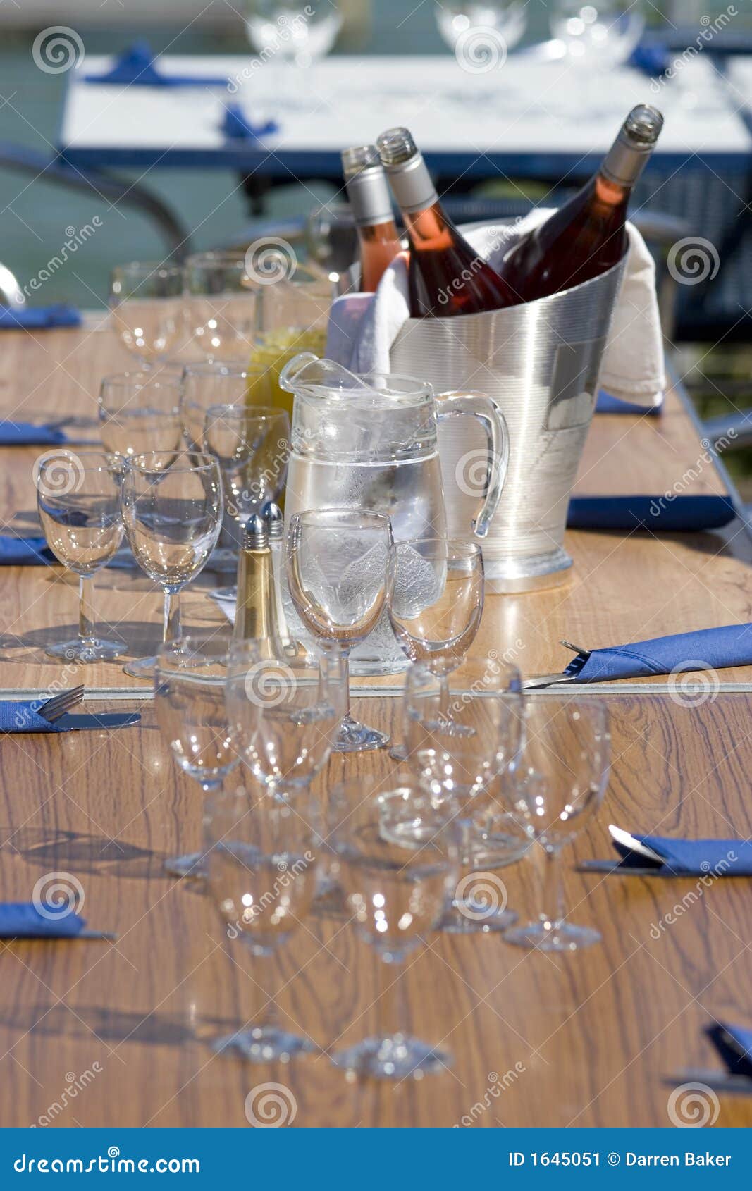 Lunchtime Drinks stock image. Image of glasses, rose, alcohol - 1645051