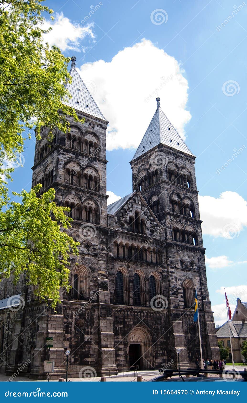 Lund Cathedral 01 stock photo. Image of landmark, outdoors - 15664970