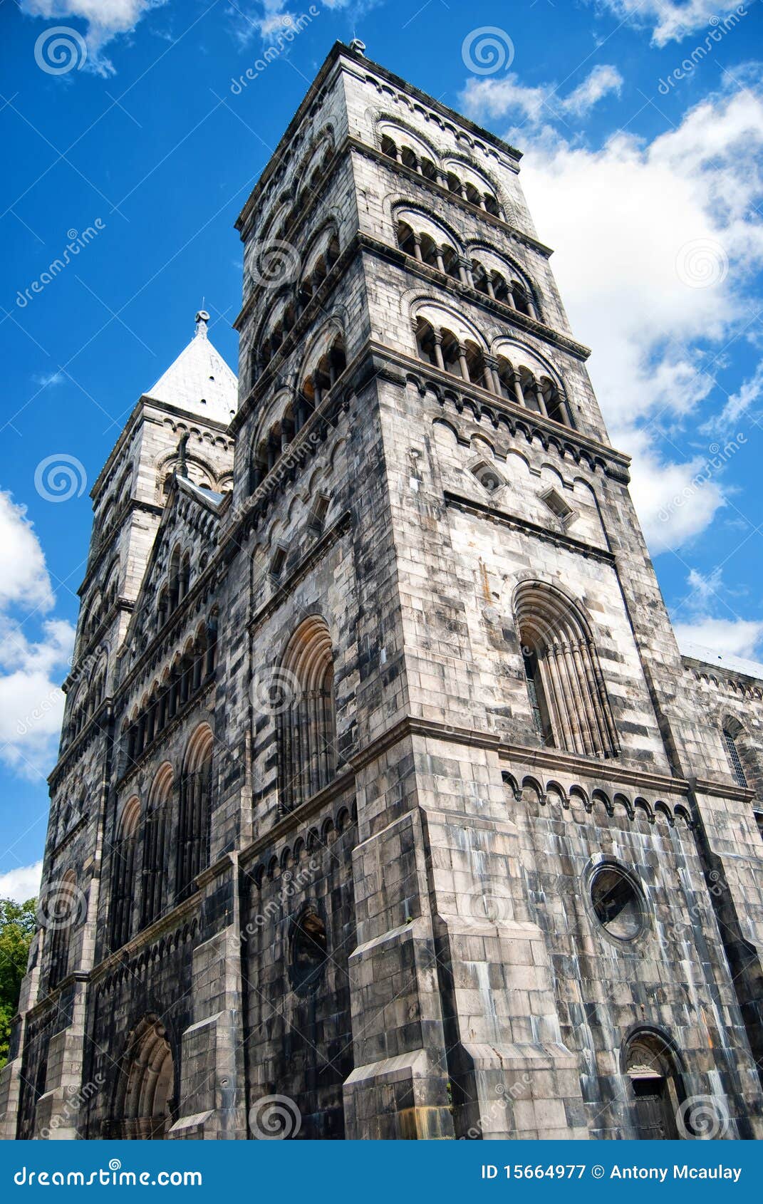 Lund Cathedral 02 stock image. Image of blue, ancient - 15664977