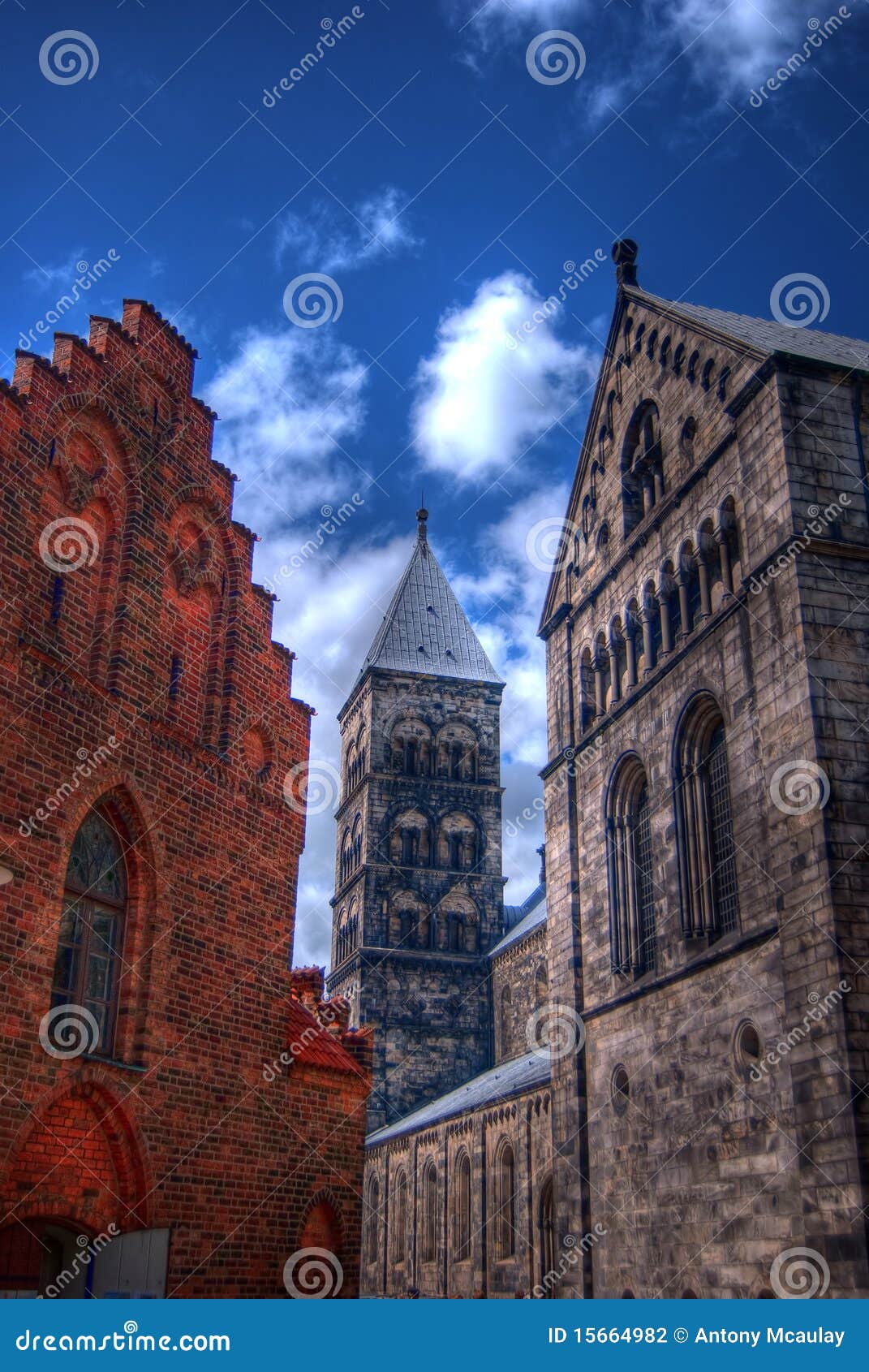 Lund Cathedral HDR 02 stock photo. Image of national - 15664982