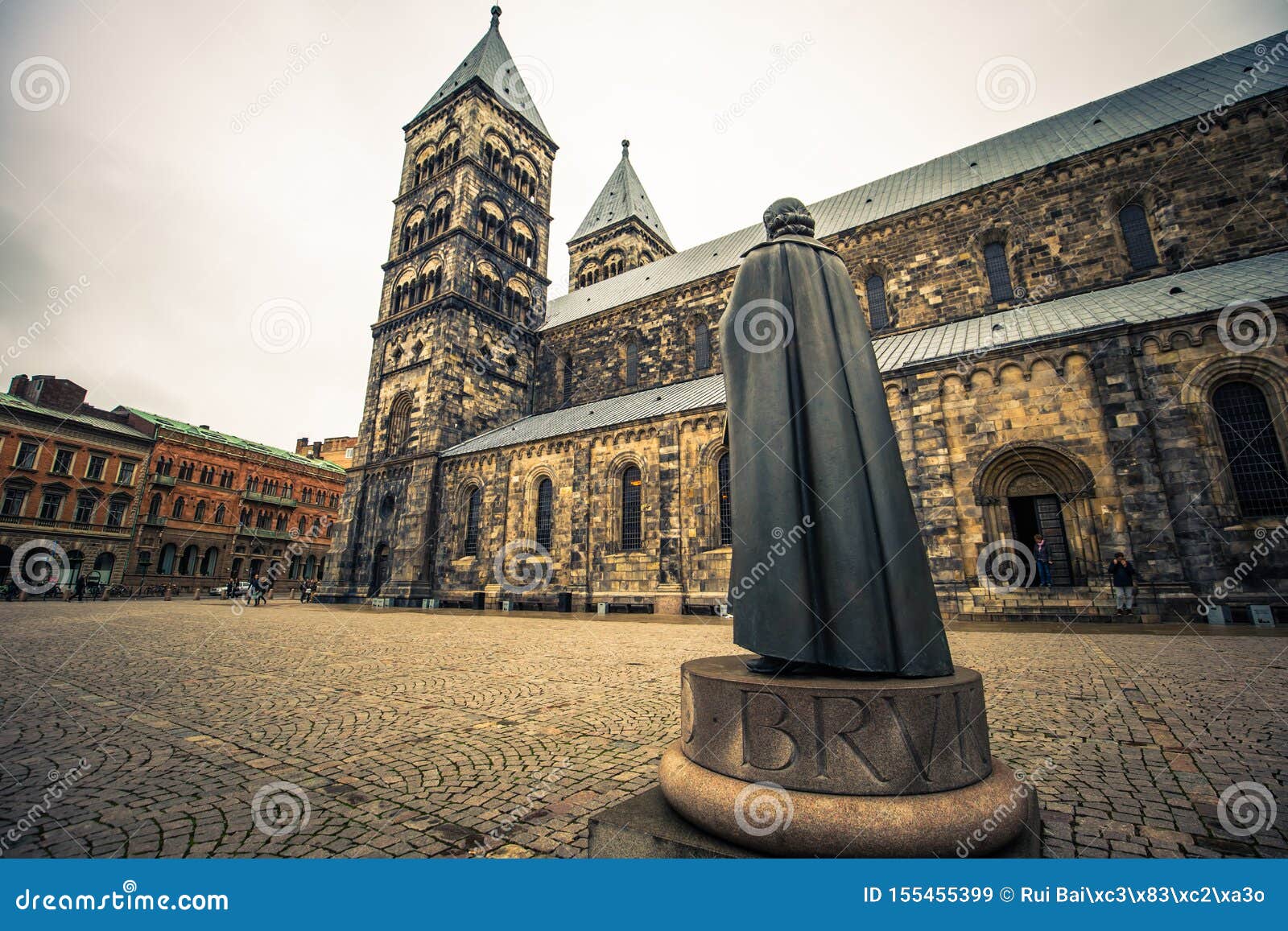 Lund - October 21, 2017: the Gothic Cathedral of Lund, Sweden Editorial ...