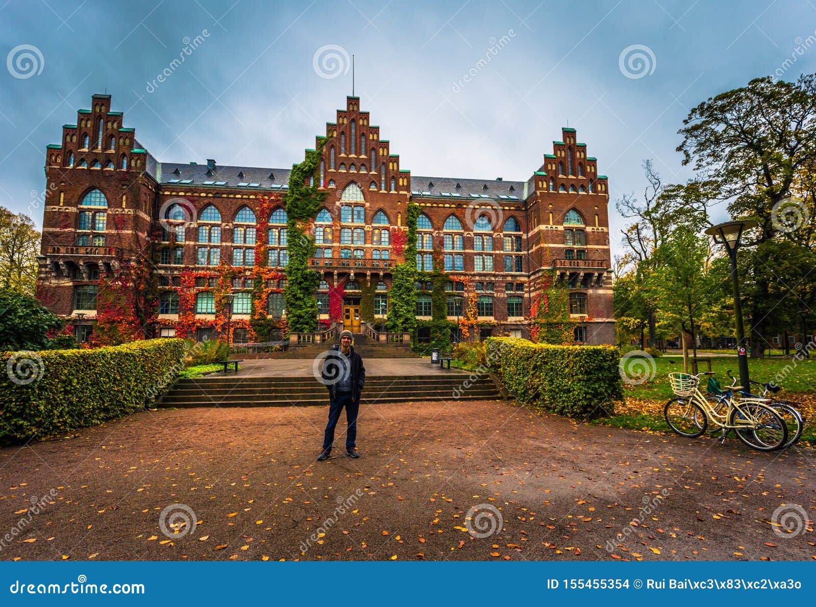 Lund - October 21, 2017: University Library of Lund, Sweden Editorial ...