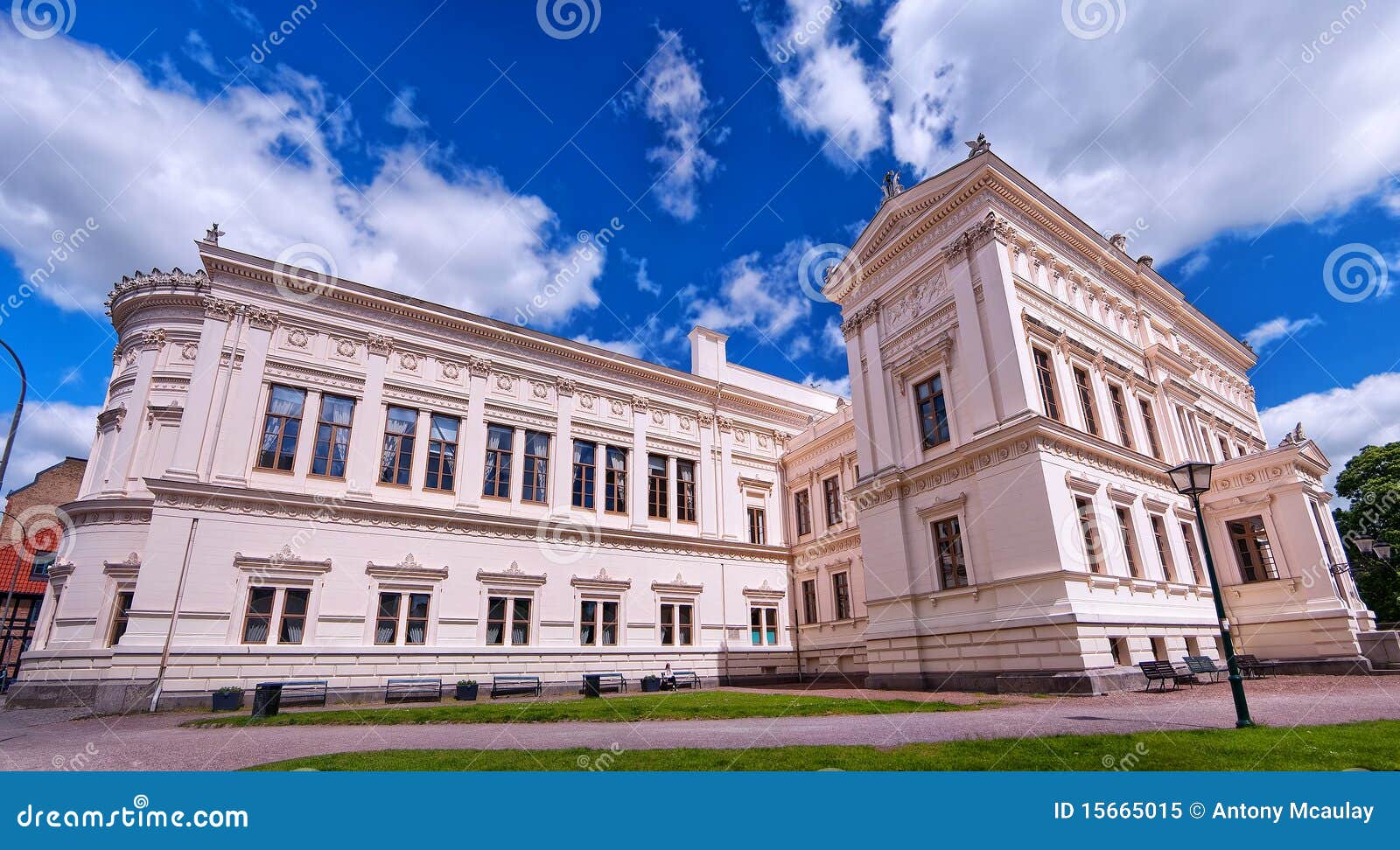 Lund University Building Panorama Stock Image - Image of education ...