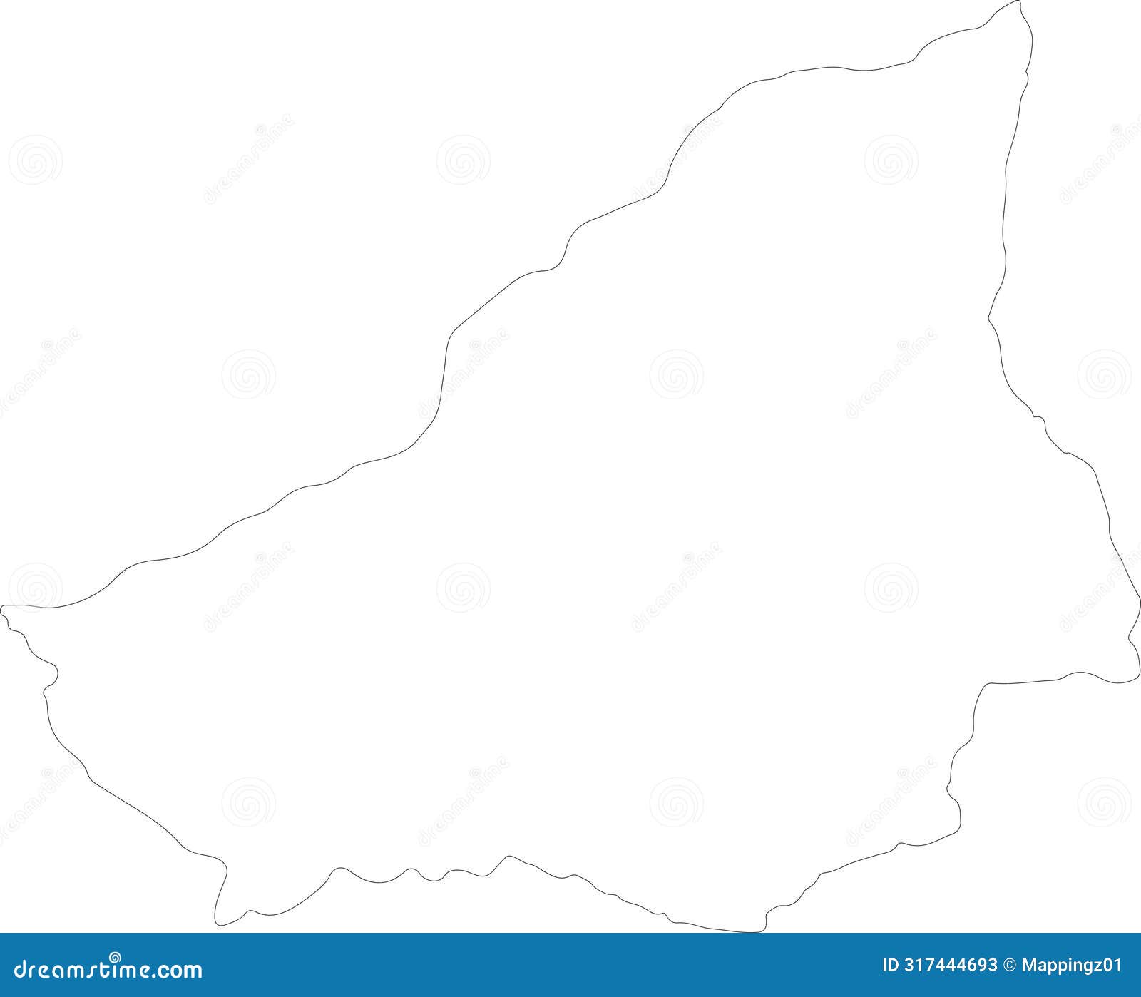 Lunda Sul Angola Outline Map Stock Illustration - Illustration of ...