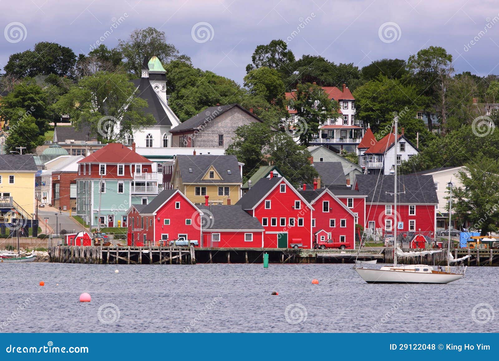 Lunenburg, Nova Scotia stock photo. Image of decor, cottage - 29122048