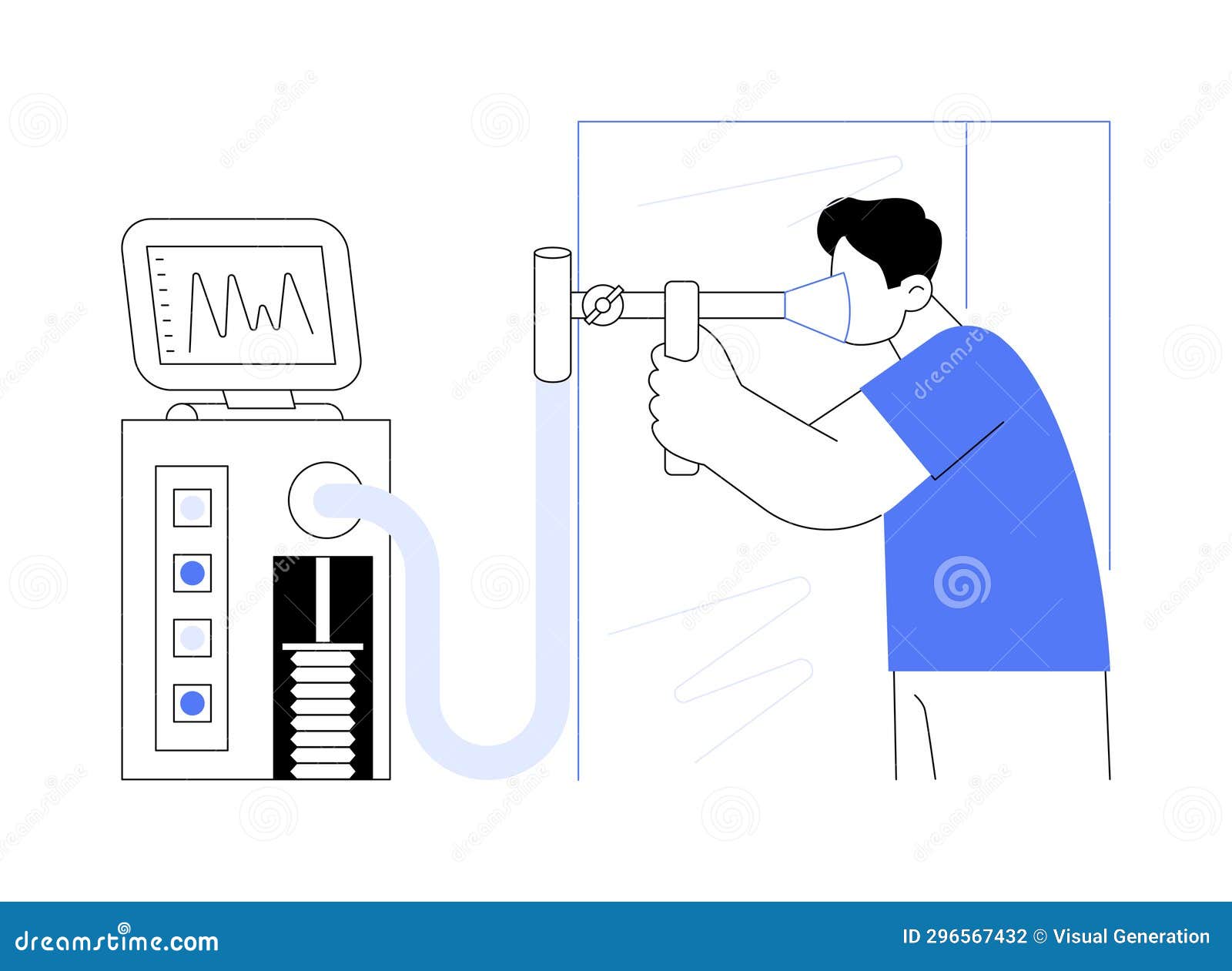 Lung Function Tests Abstract Concept Vector Illustration. Stock ...