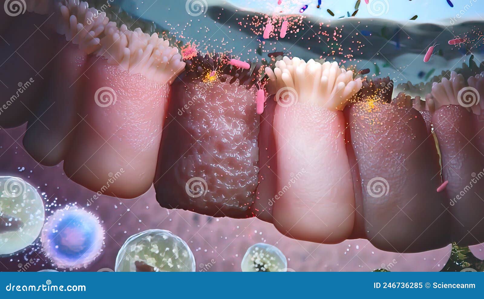 Lung Immunity and Inflammation Stock Illustration - Illustration of ...