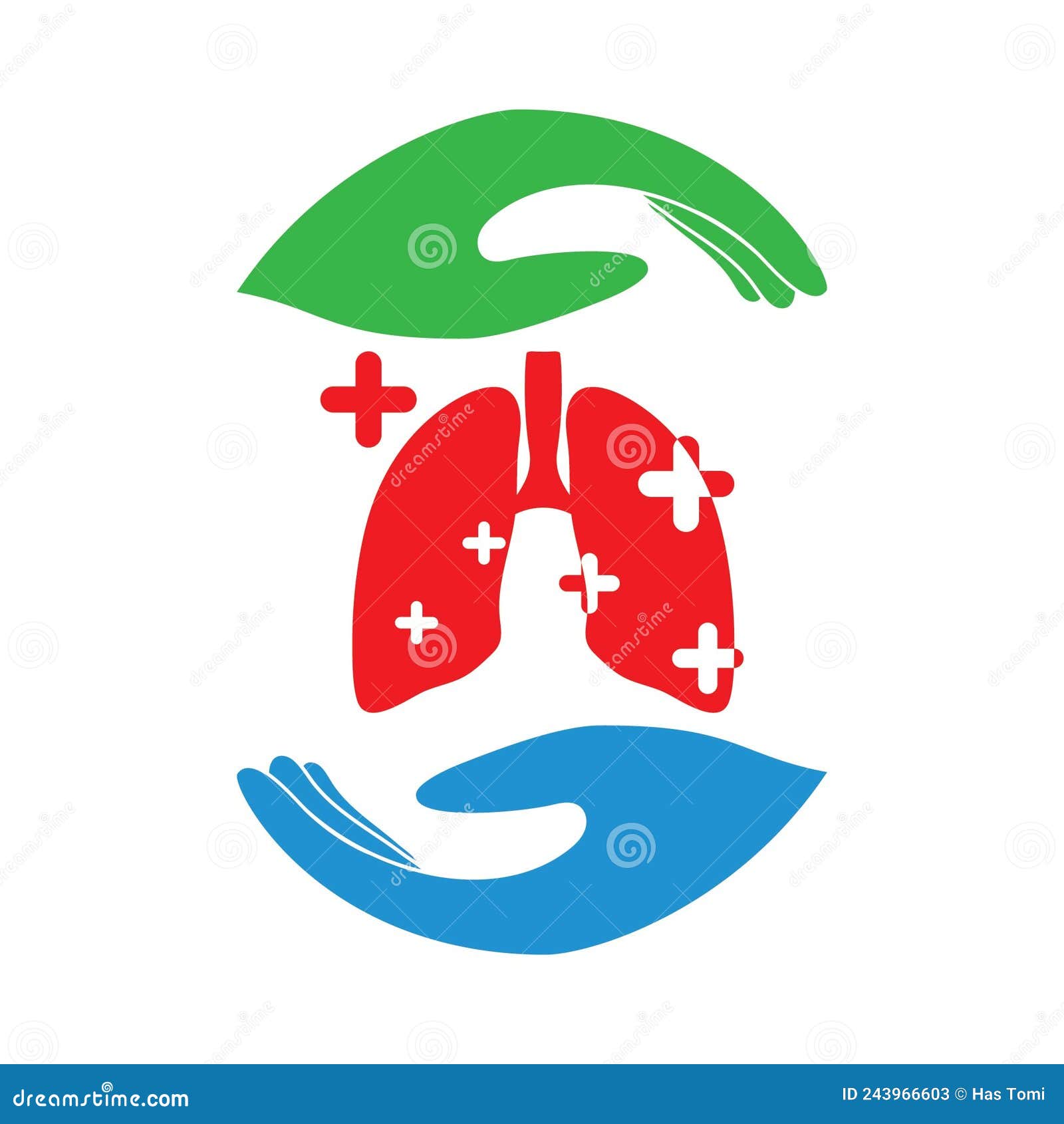 Lung Logo Design Vector for Your Business Stock Vector - Illustration ...