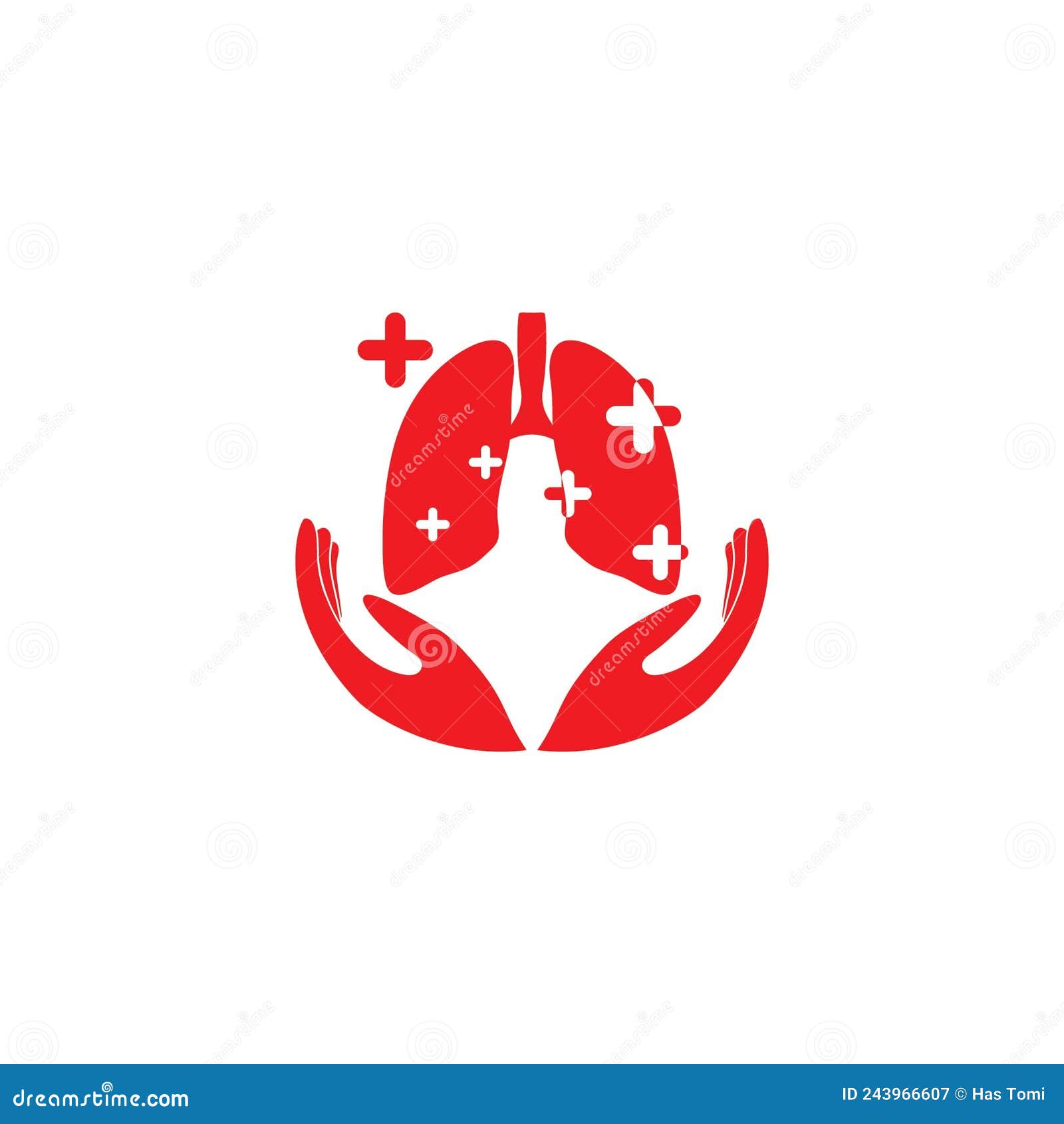 Lung Logo Design Vector for Your Business Stock Vector - Illustration ...