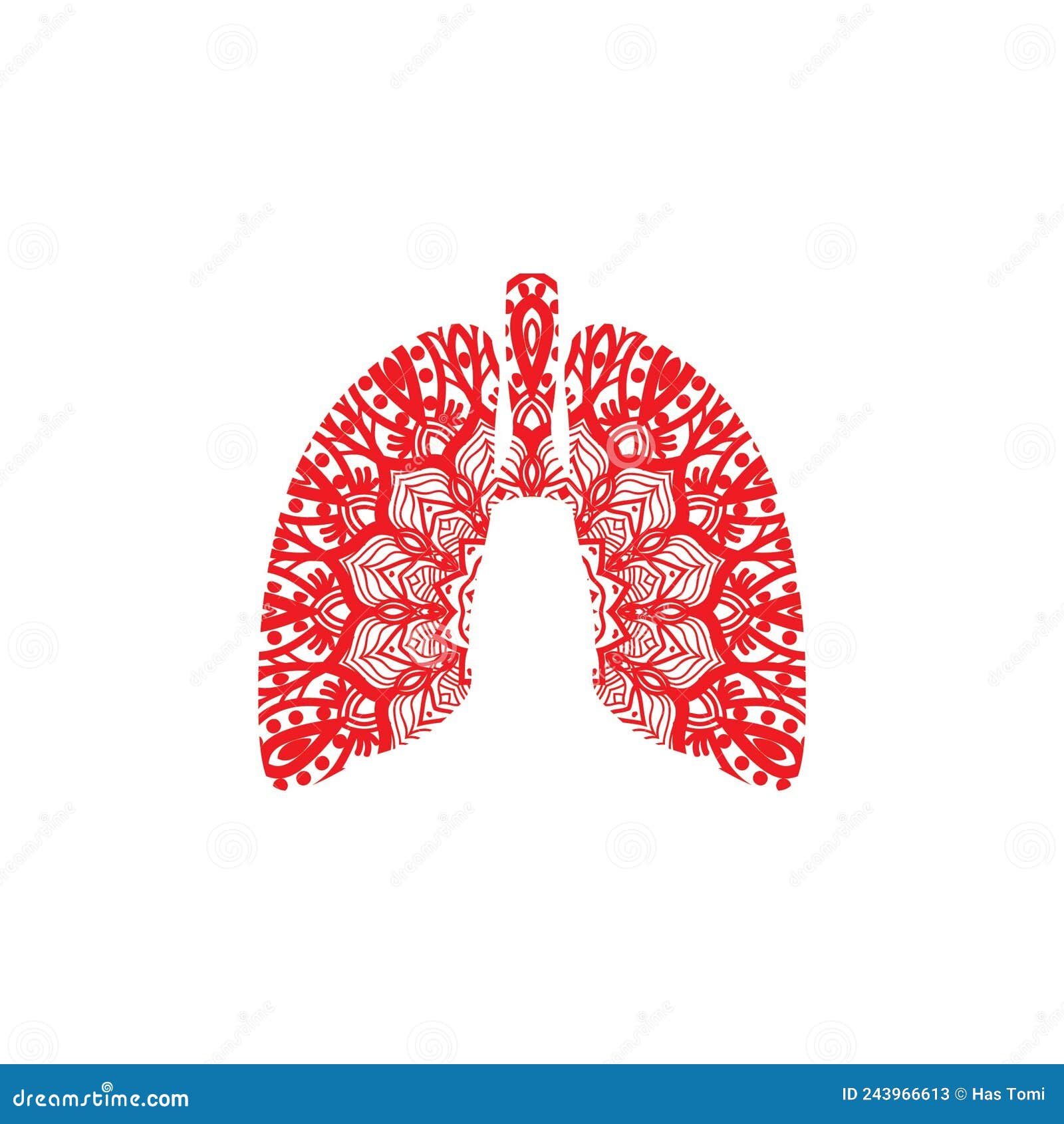 Lung Logo Design Vector for Your Business Stock Vector - Illustration ...