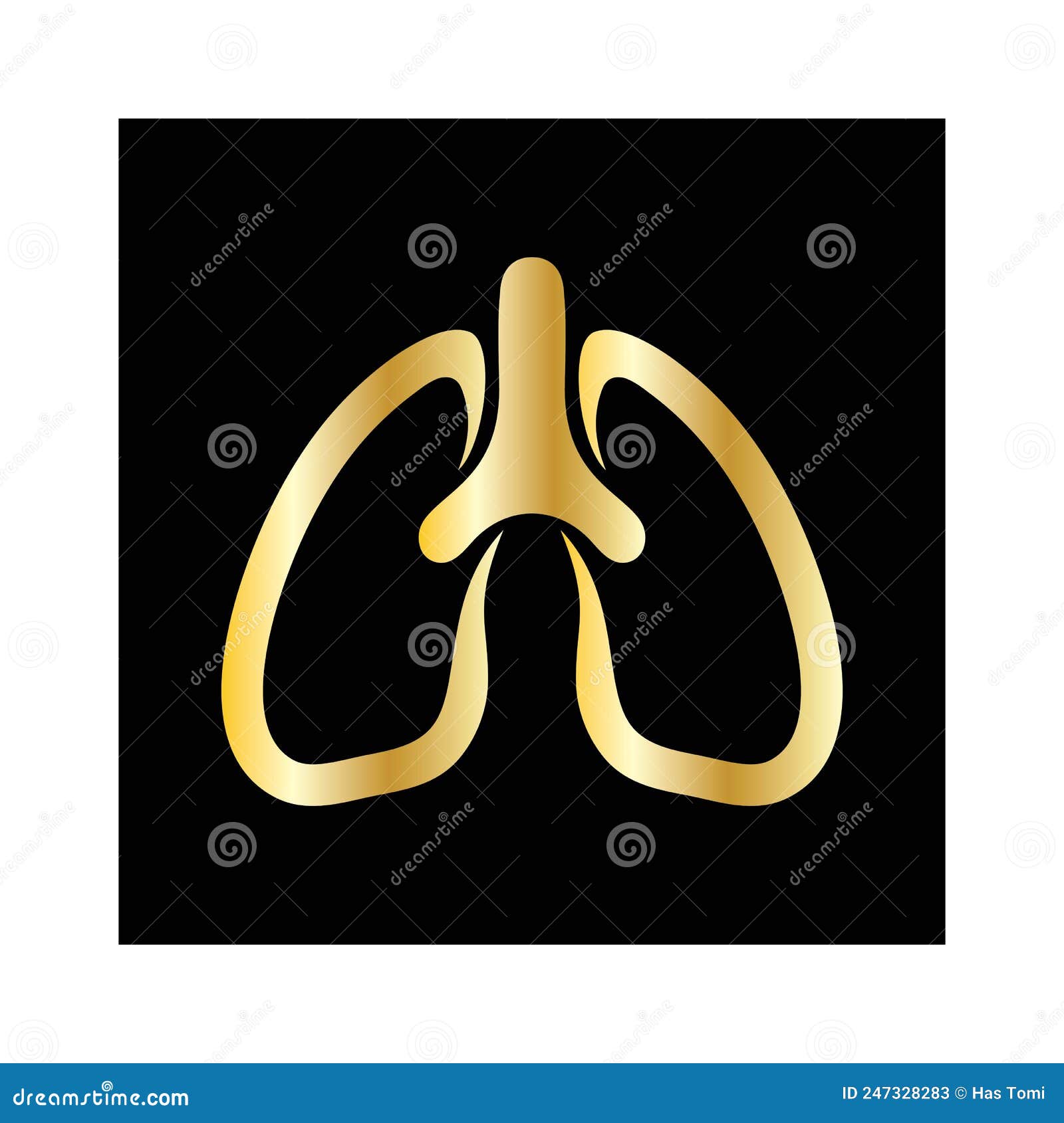 Lung Logo Design Vector for Your Business Stock Vector - Illustration ...