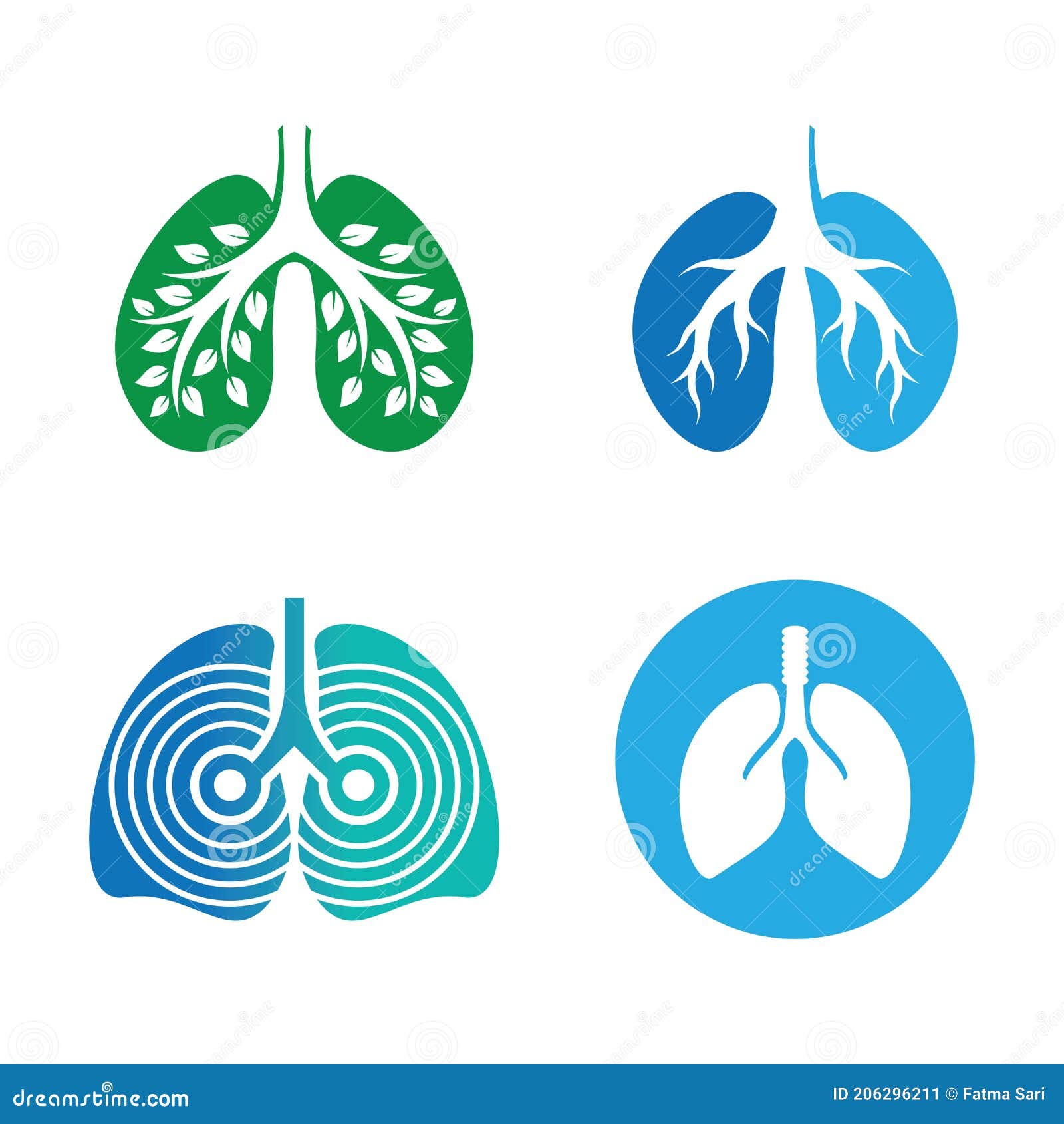 Lung Logo Design, Technology Healthcare And Medical Icon -vector ...