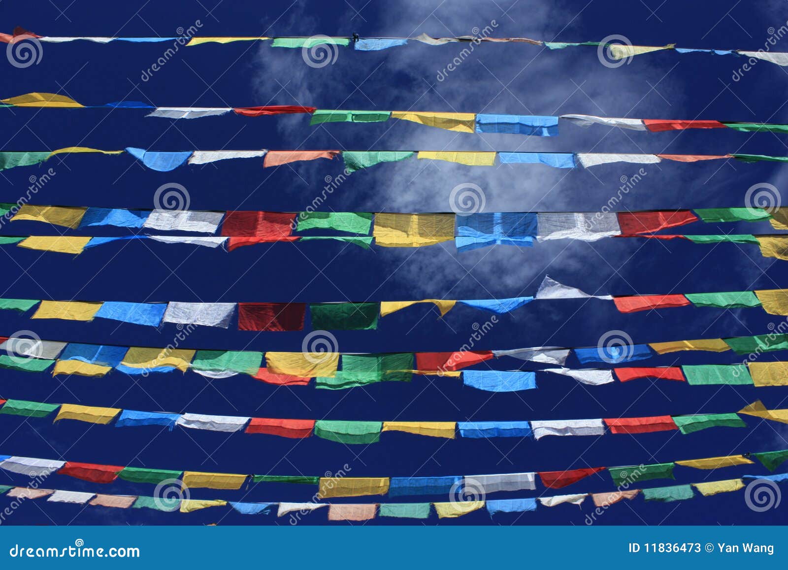 Lung Ta (Prayer Flags) stock image. Image of tibet, line - 11836473