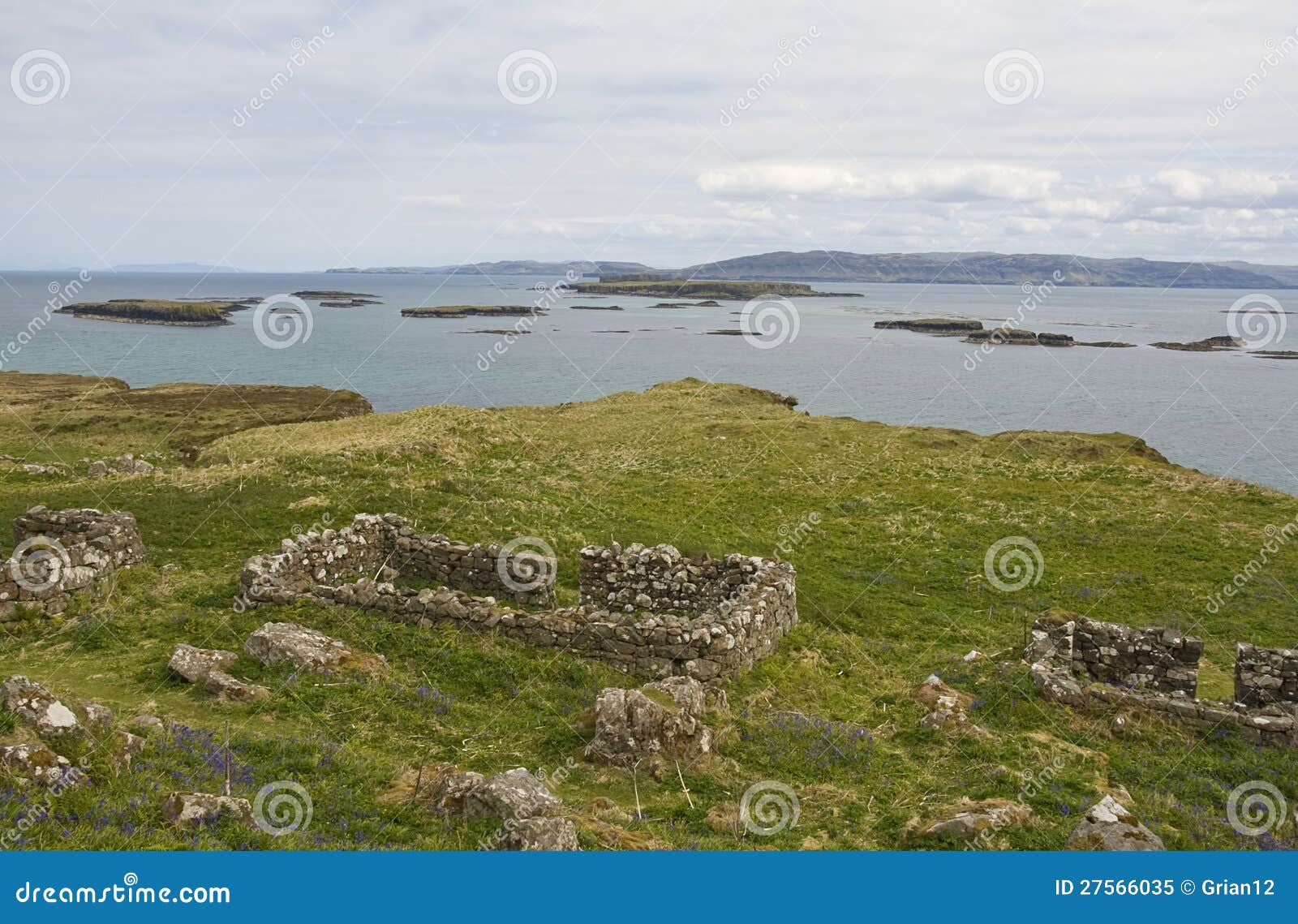 Lunga, Treshnish Isles stock image. Image of treshnish - 27566035