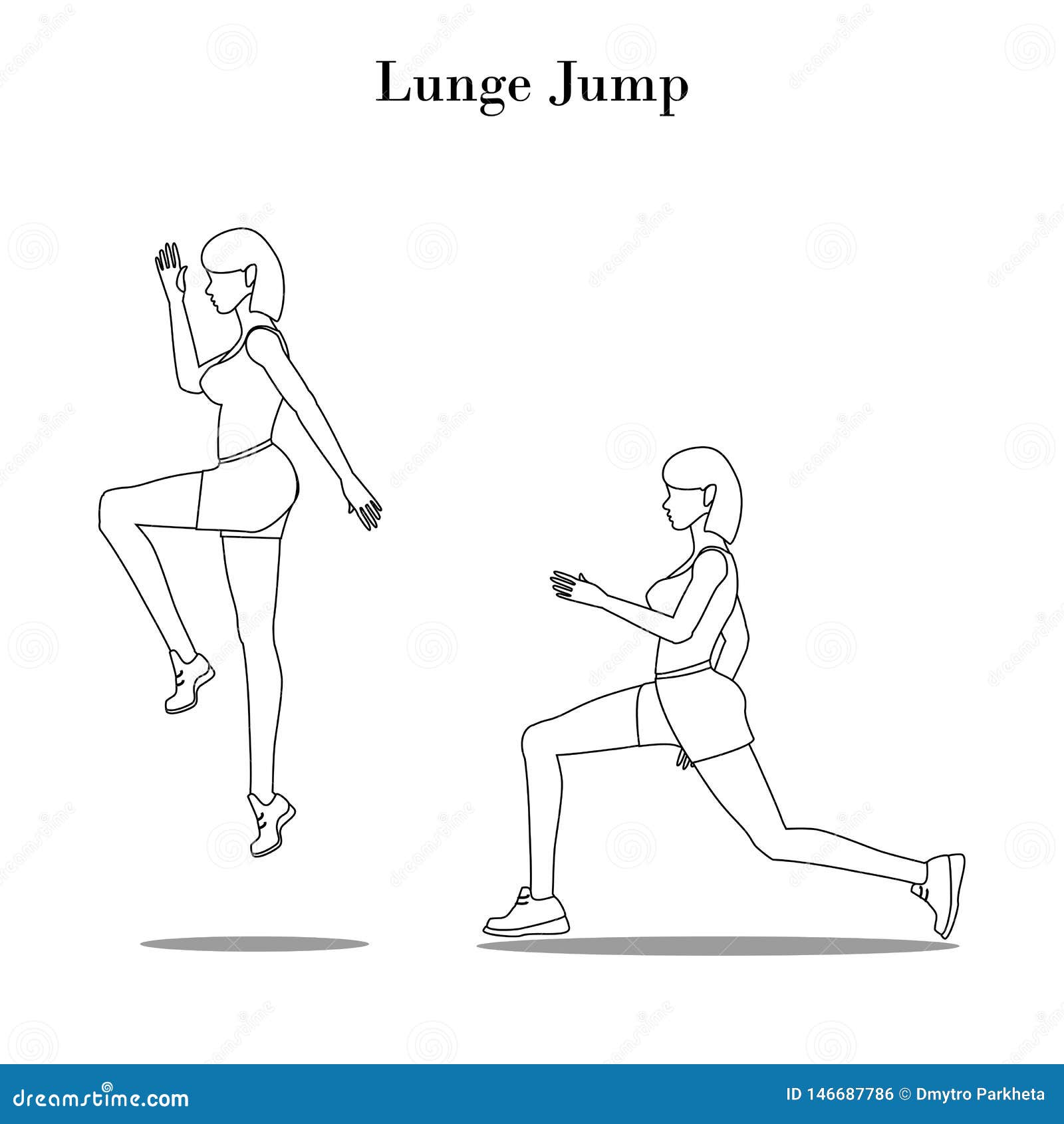 Jump Lunges Exercise