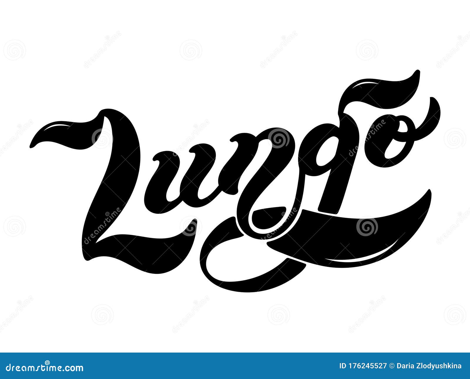 Lungo. the Name of the Type of Coffee Stock Illustration - Illustration ...