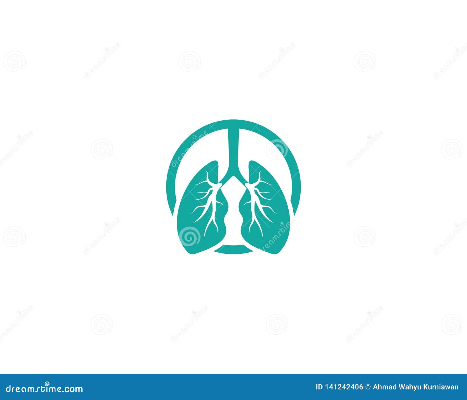 Lungs care logo vector stock vector. Illustration of design - 141242406
