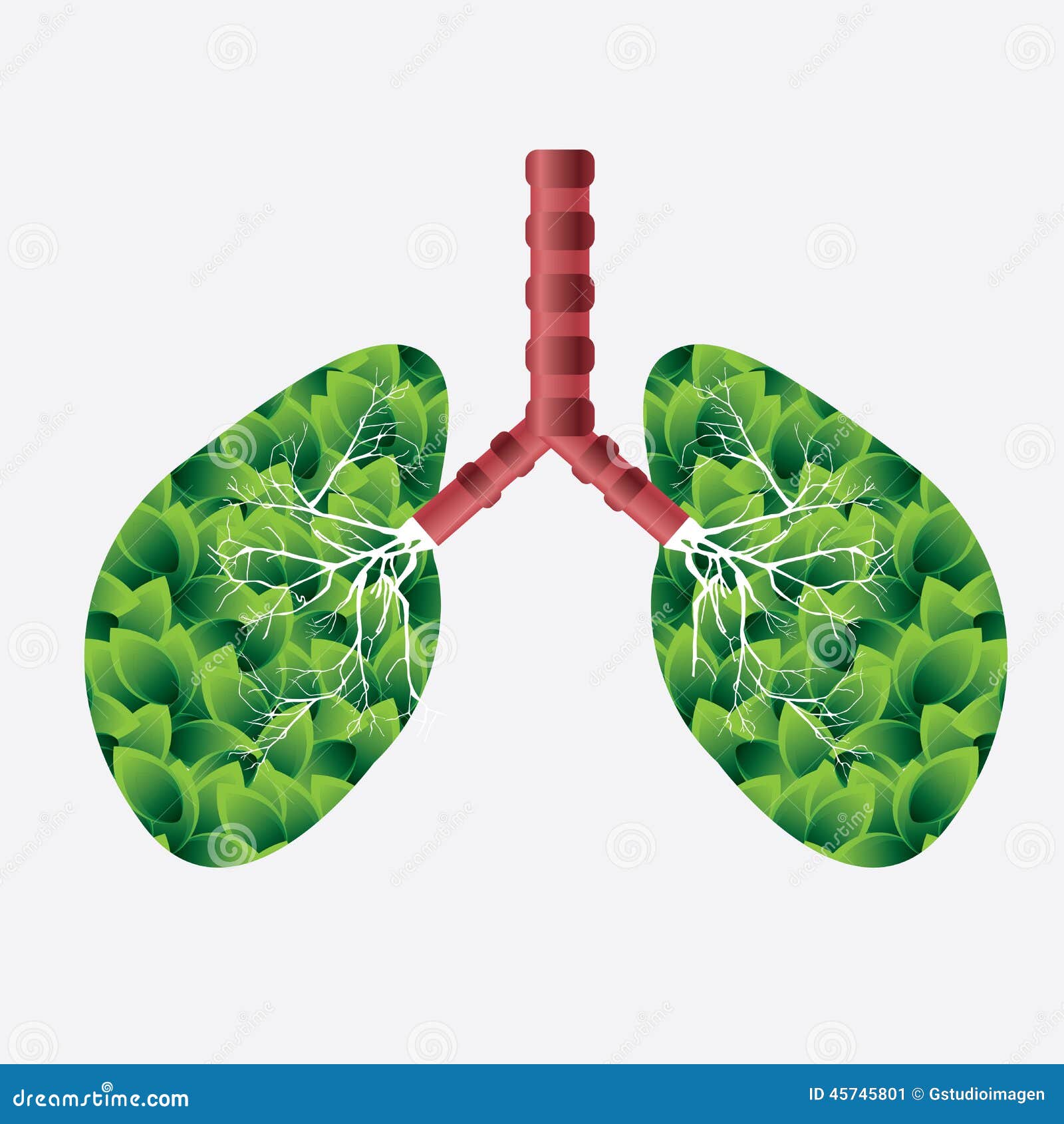 Lungs design stock vector. Illustration of sign, design - 45745801