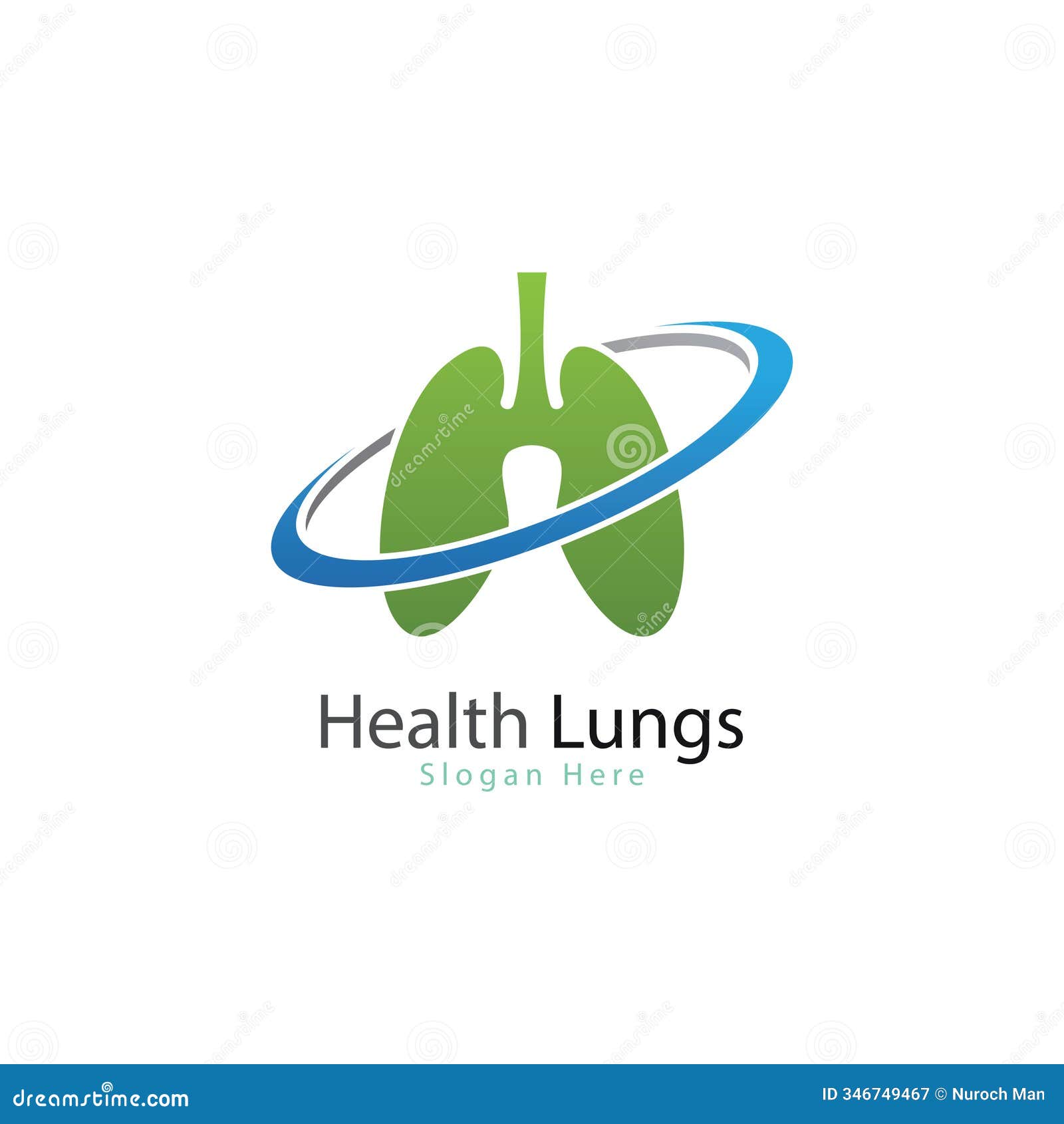 Lungs Health and Lungs Care Logo Vector Design Lungs Logo Template ...