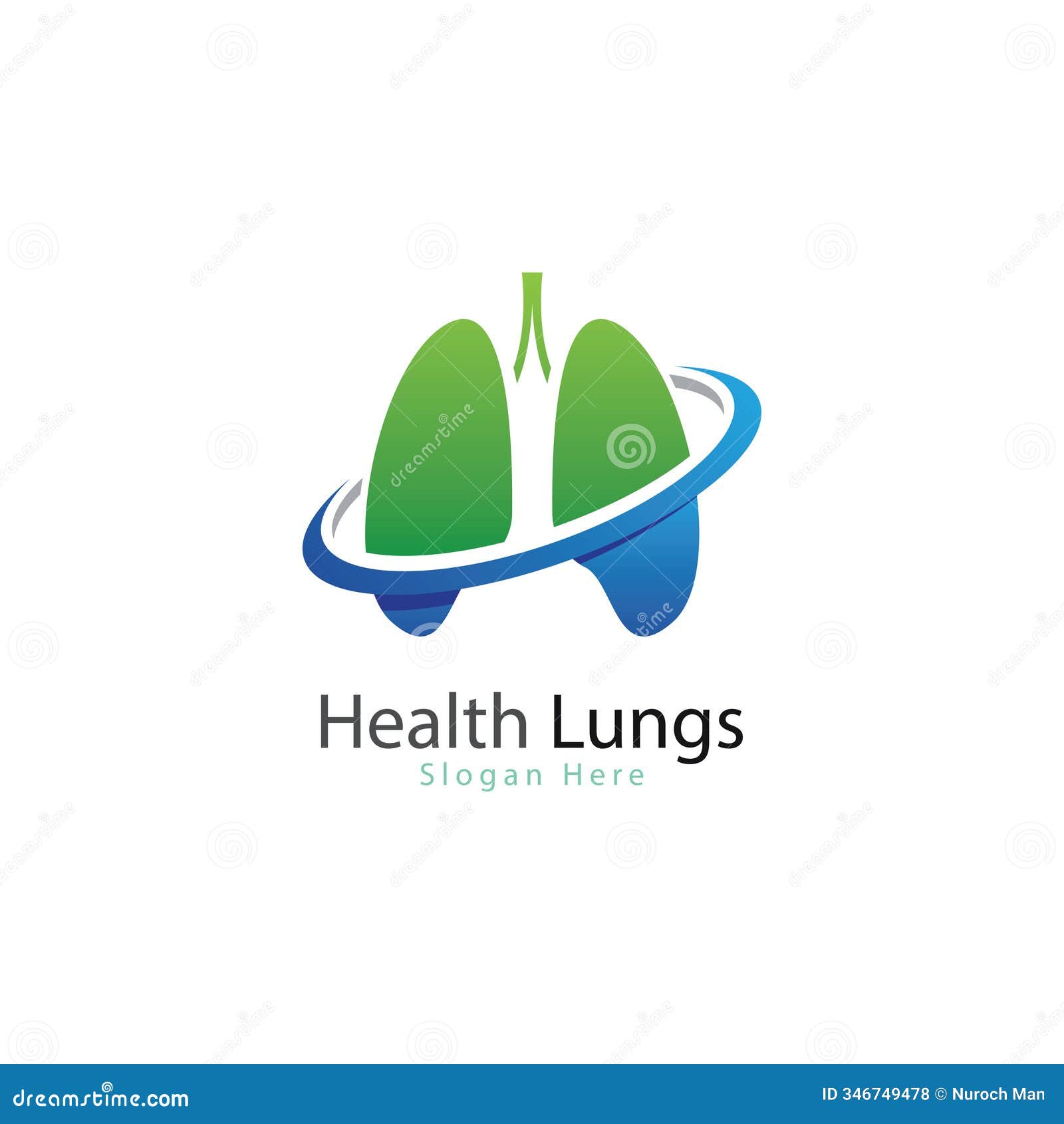 Lungs Health And Lungs Care Logo Vector Design Lungs Logo Template ...