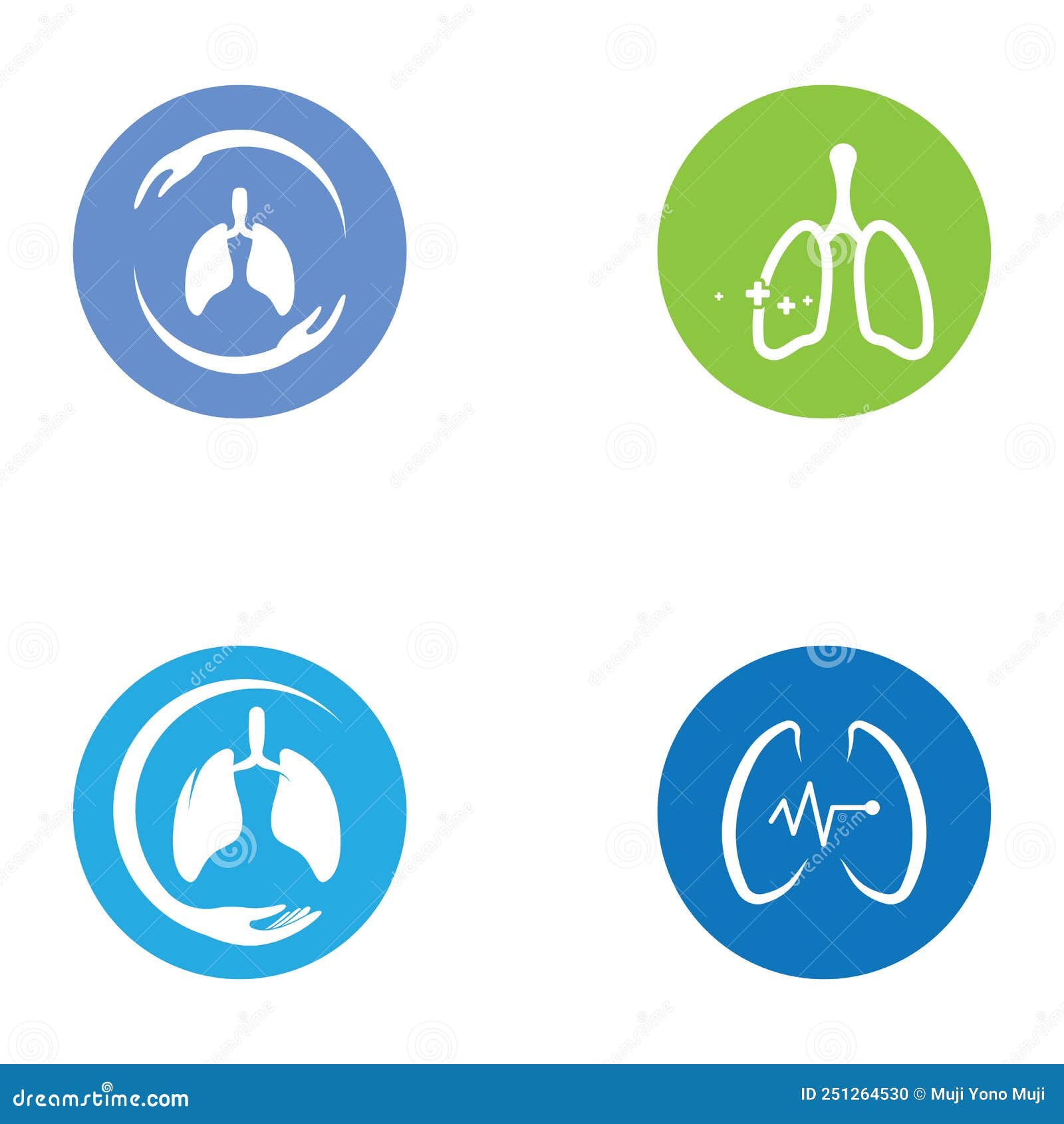 Lungs Health and Lungs Care Logo Vector Design, Lungs Logo Illustration ...