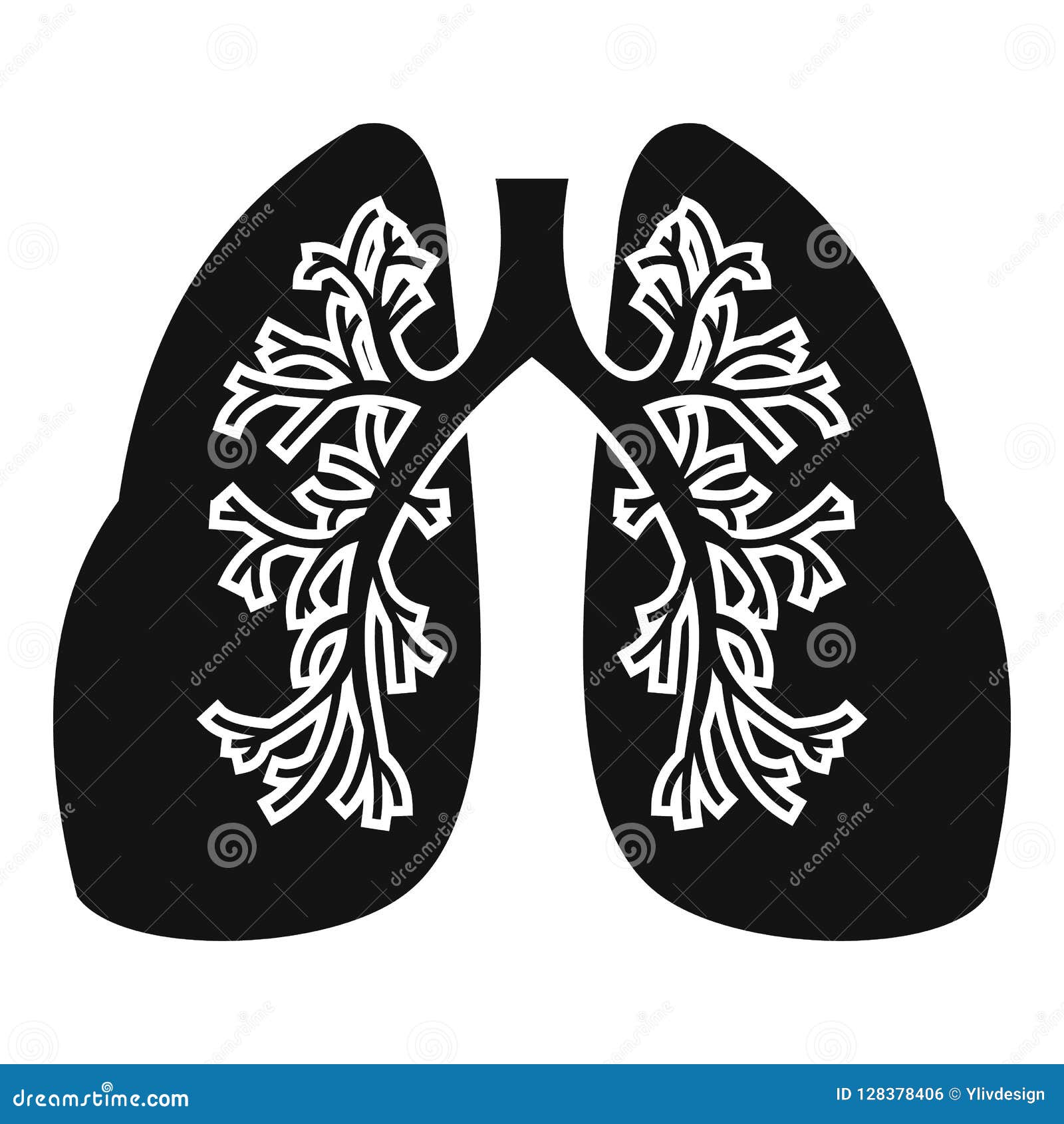Human Lungs Icon Simple Style Stock Illustrations – 295 Human Lungs ...