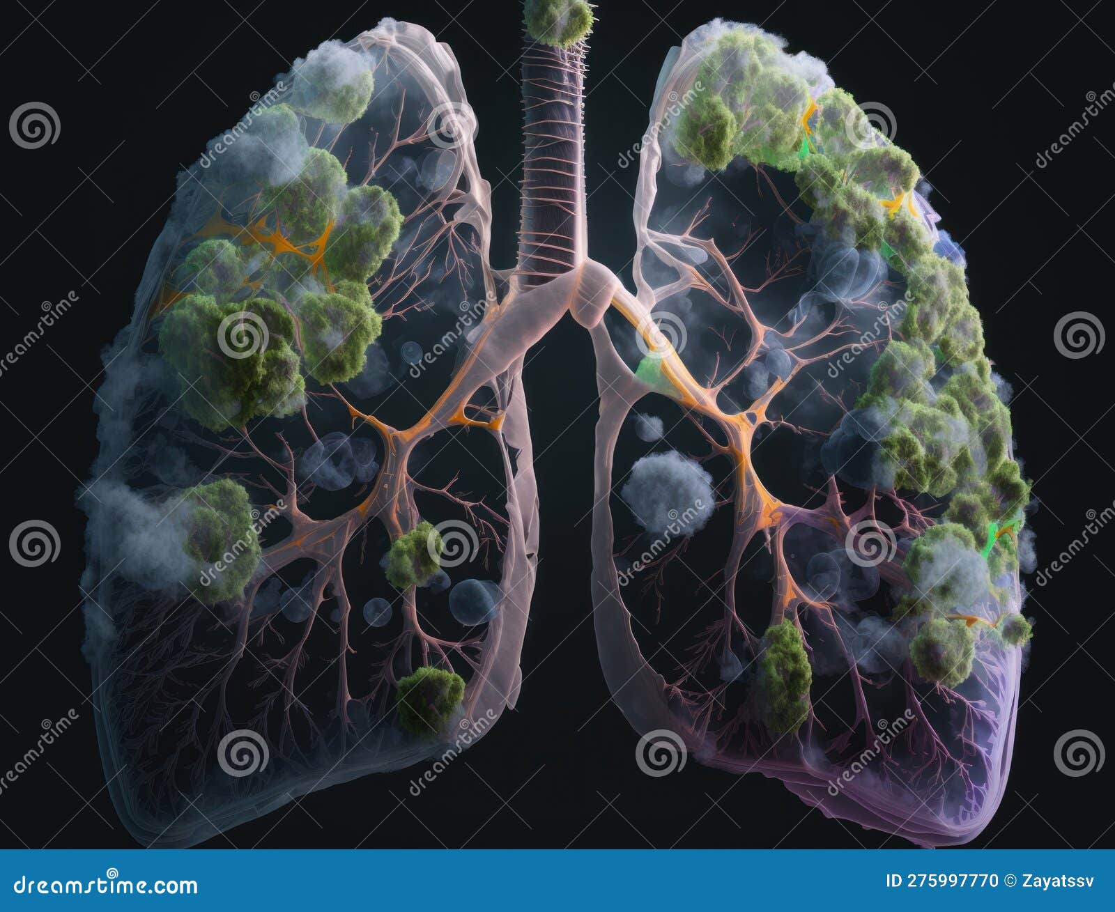 Lungs of Planet, Ecological Concept, AI Generative Stock Photo - Image ...