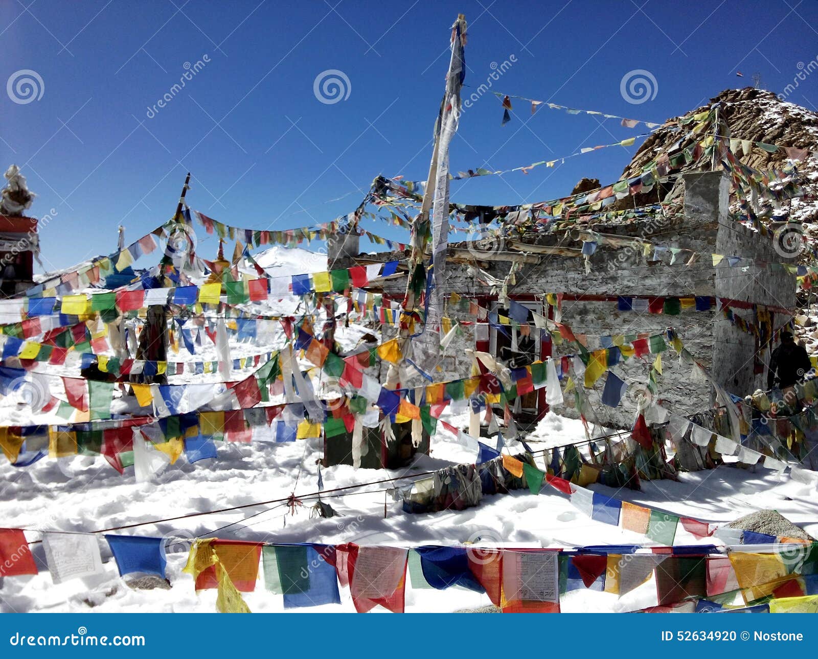 Lungta stock photo. Image of grey, broken, bricks, yellow - 52634920