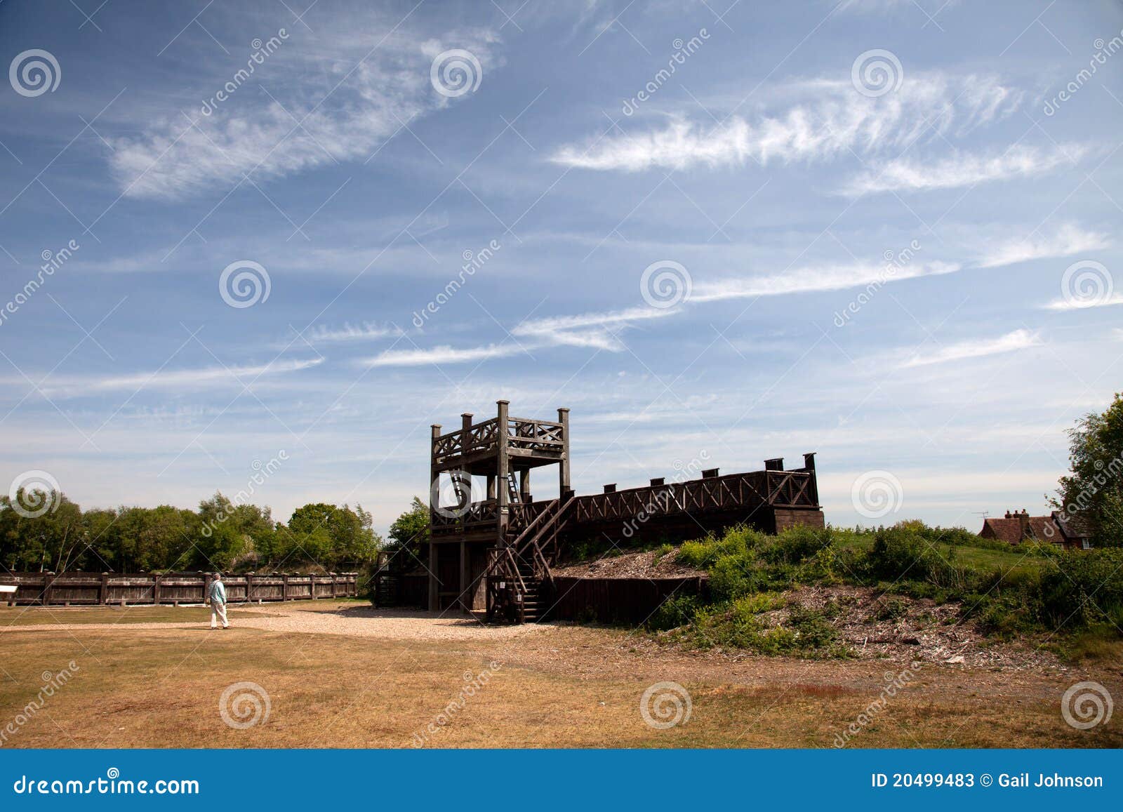 Lunt Roman Fort stock image. Image of round, roman, fort - 20499483