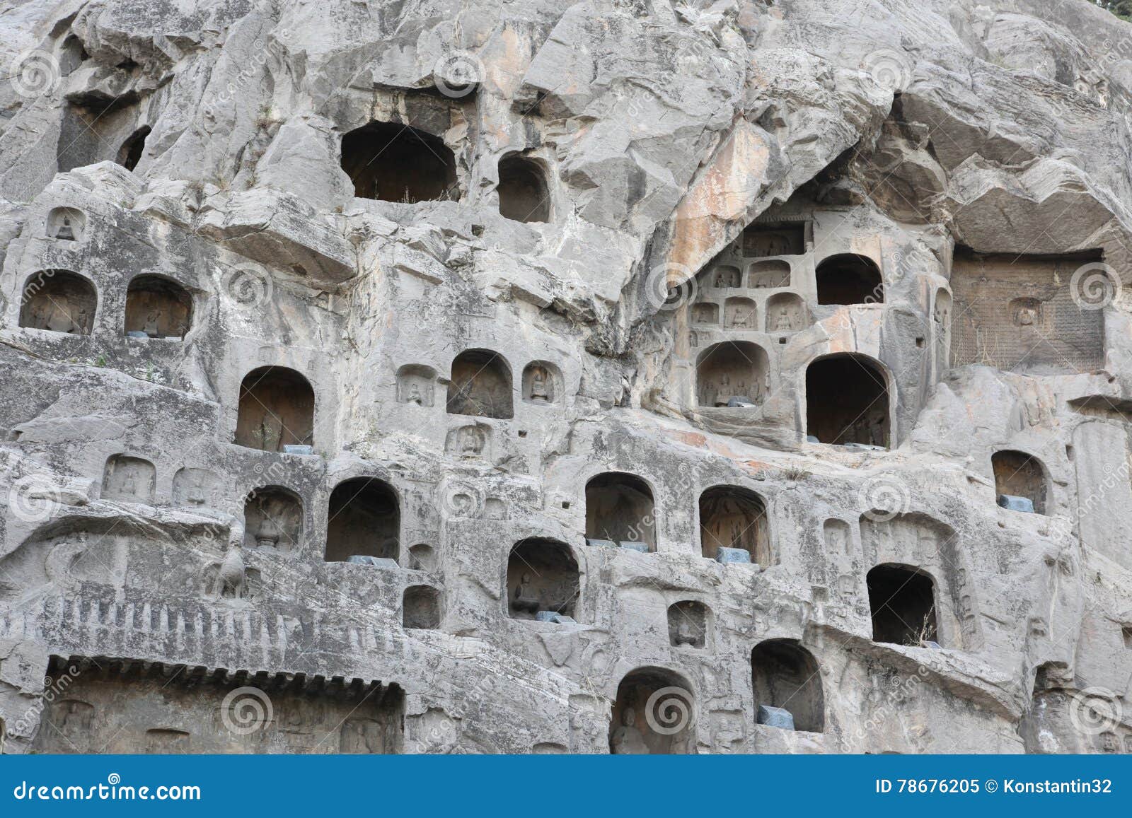 Luoyang the Buddha of Longmen Grottoes in China Stock Image - Image of ...