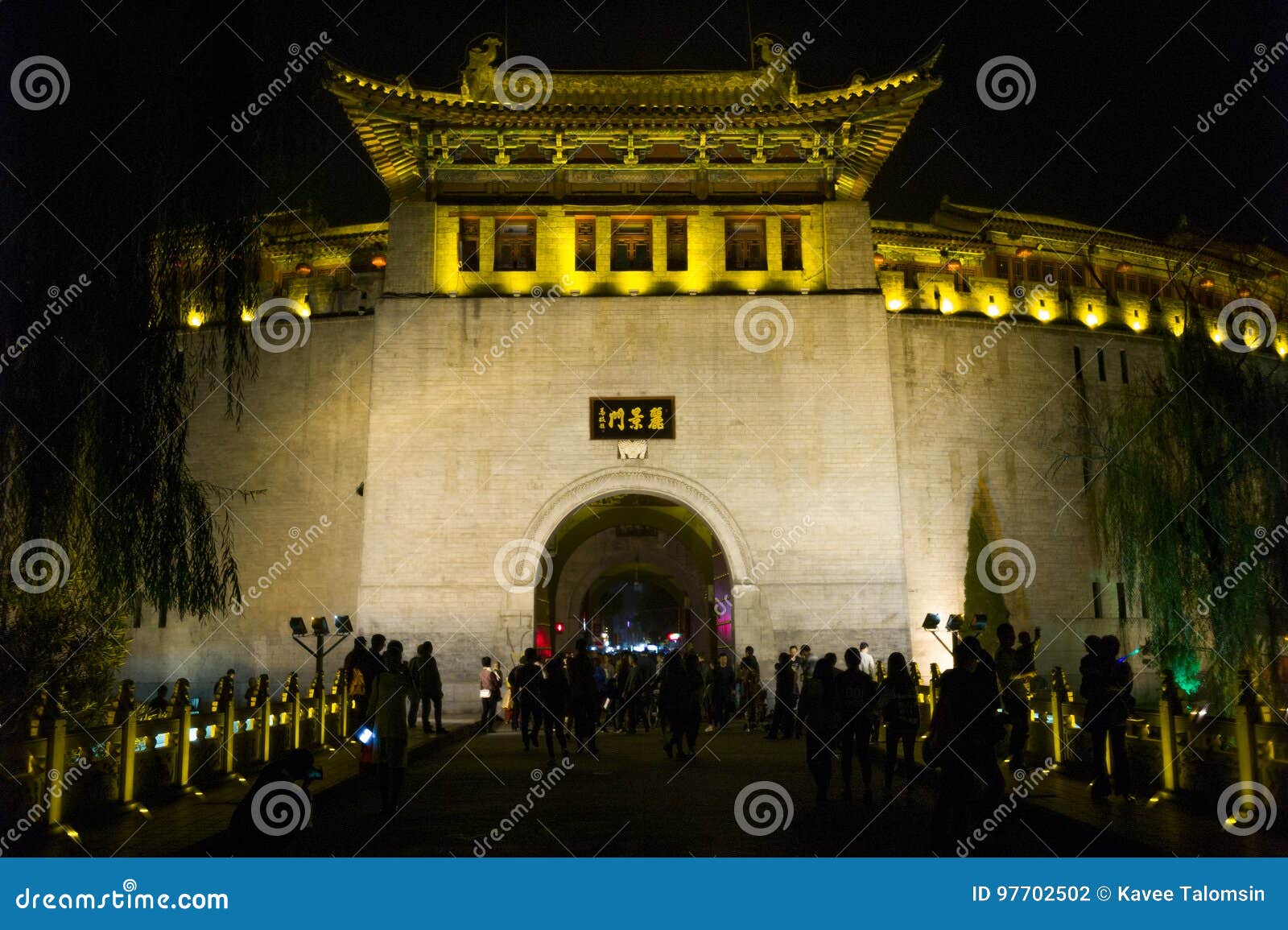 Luoyang Oldtown Gate, Lijingmen Editorial Photography - Image of china ...