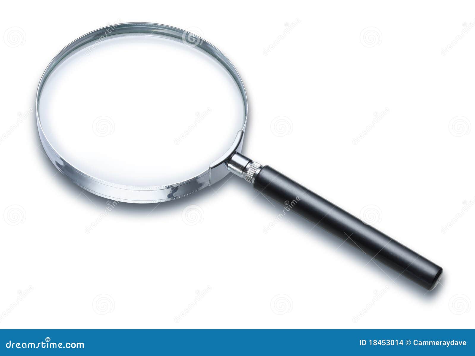 Lupa foto de archivo. Imagen de aislado, foco, examinar - 18453014