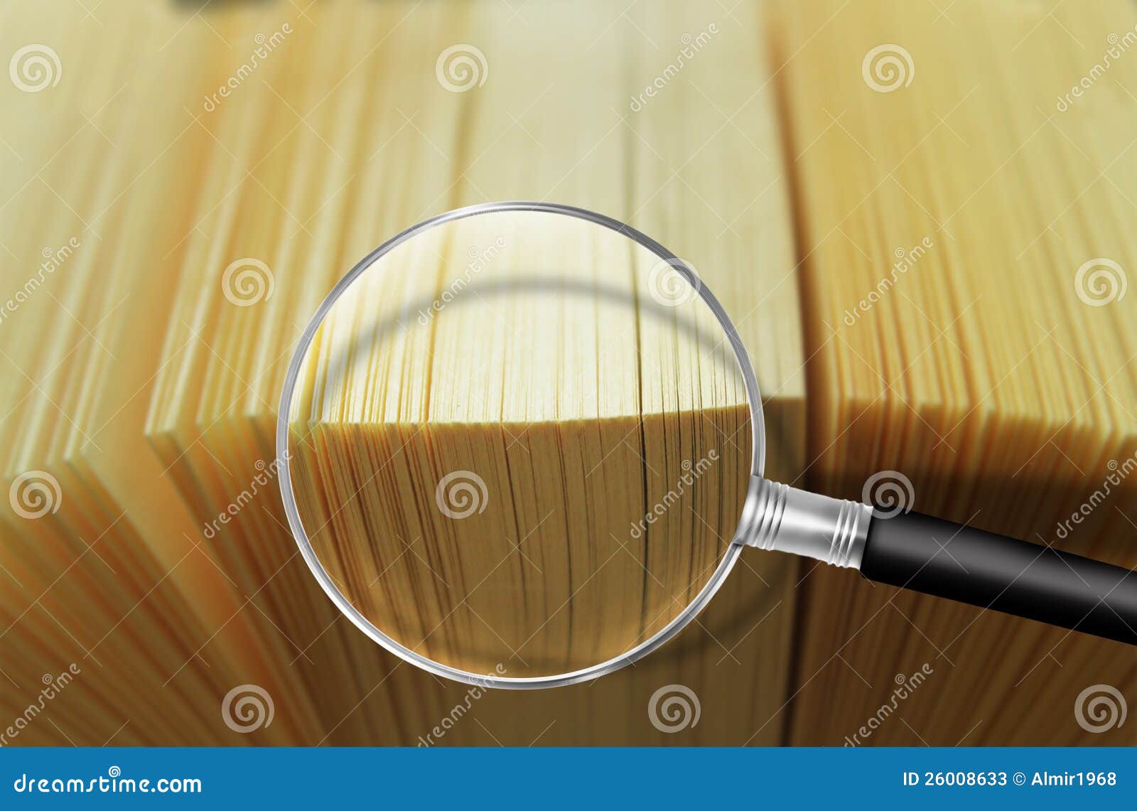 Lupa imagen de archivo. Imagen de diccionario, aprendizaje - 26008633