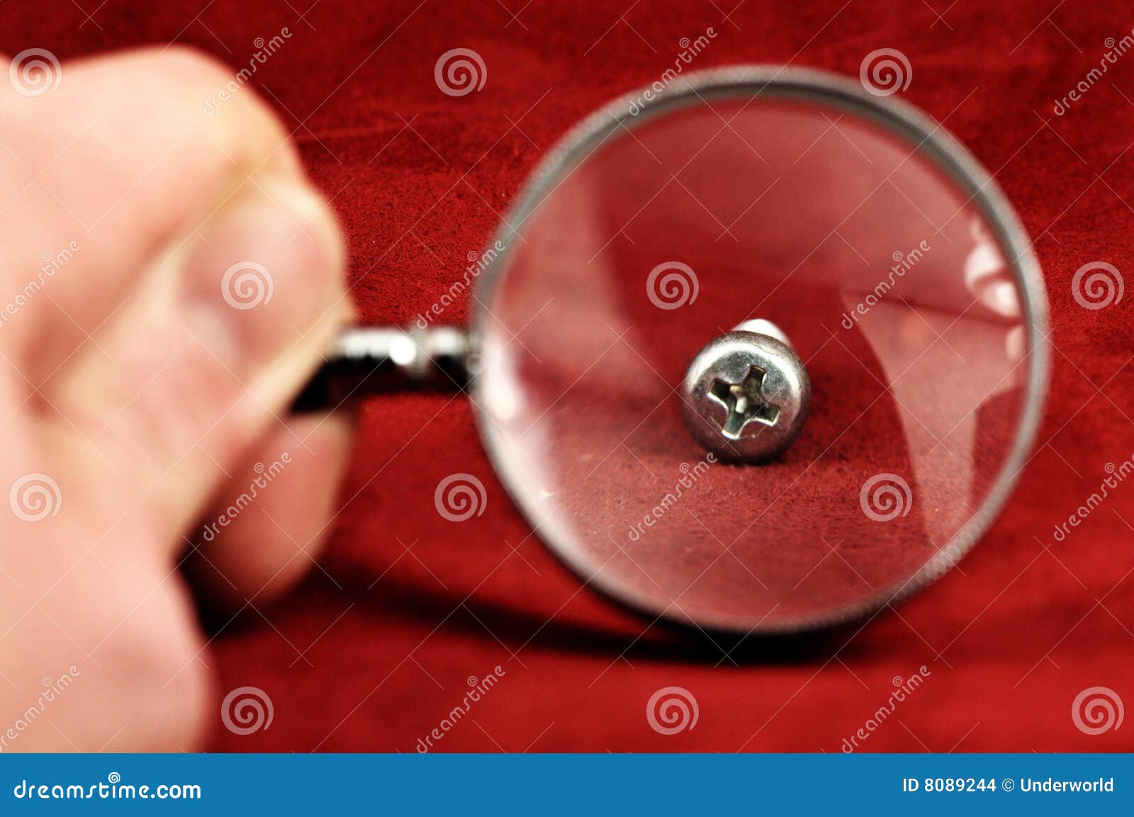 Lupa foto de archivo. Imagen de lupa, item, detective - 8089244