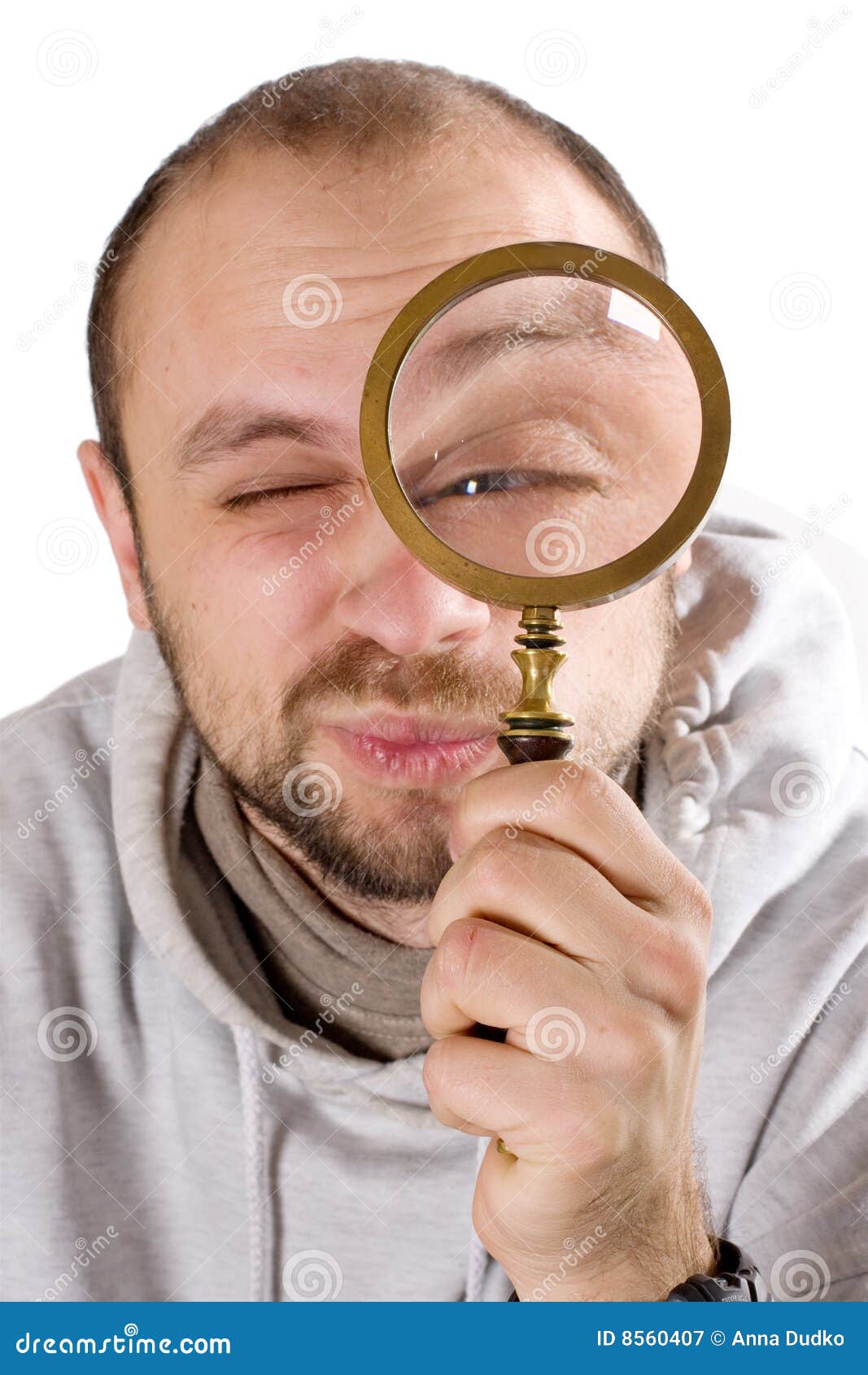 Lupa imagen de archivo. Imagen de belleza, hermoso, gente - 8560407