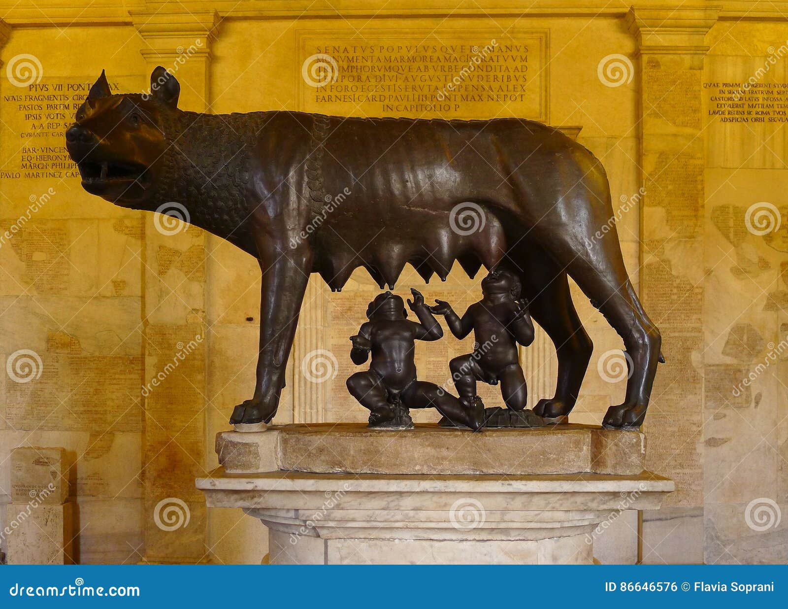 Lupa Capitolina a Musei Capitolini, Roma Fotografia Editoriale ...