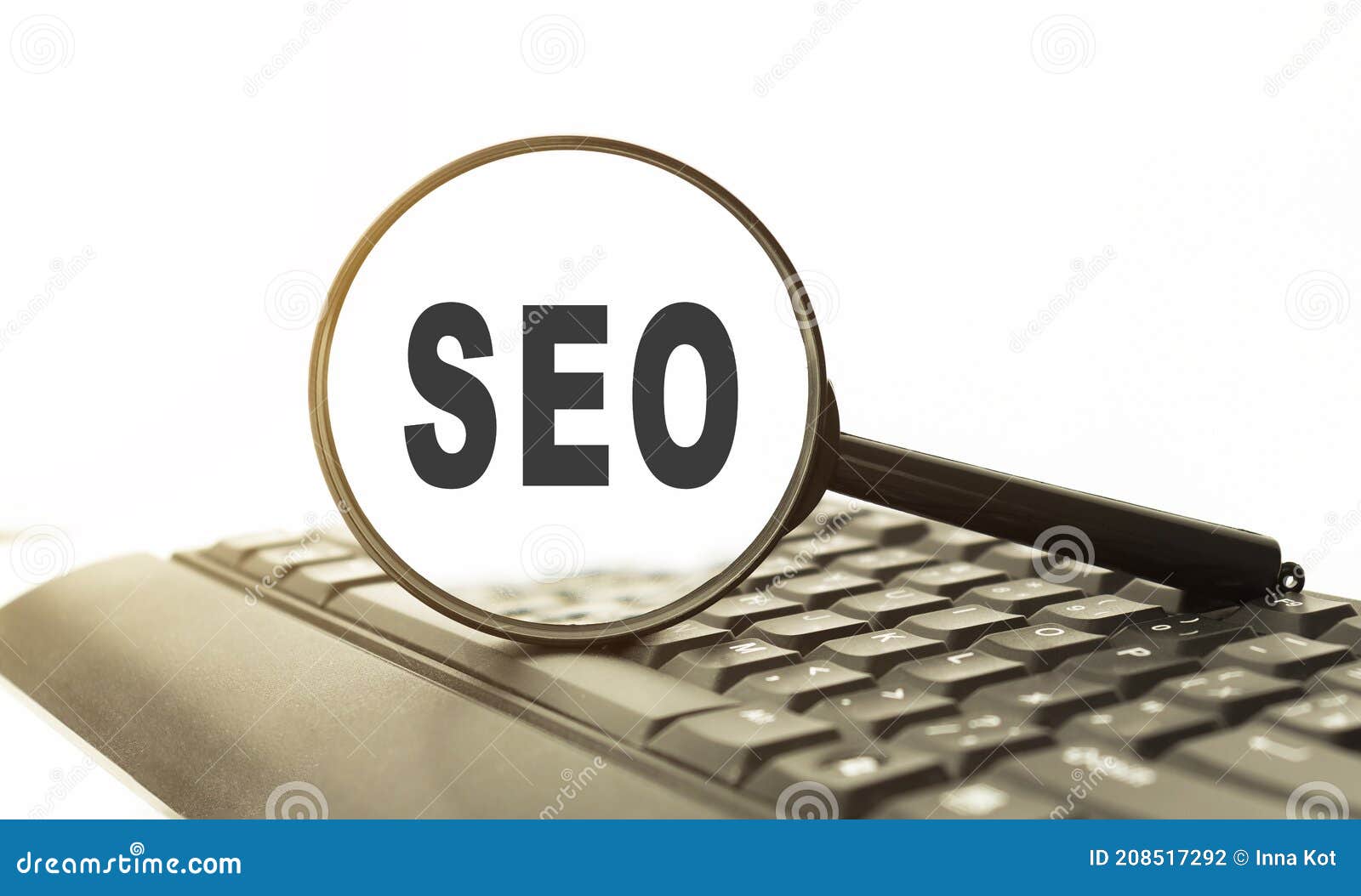 Lupa Con Seo De Texto Sobre Madera Foto de archivo - Imagen de medio ...